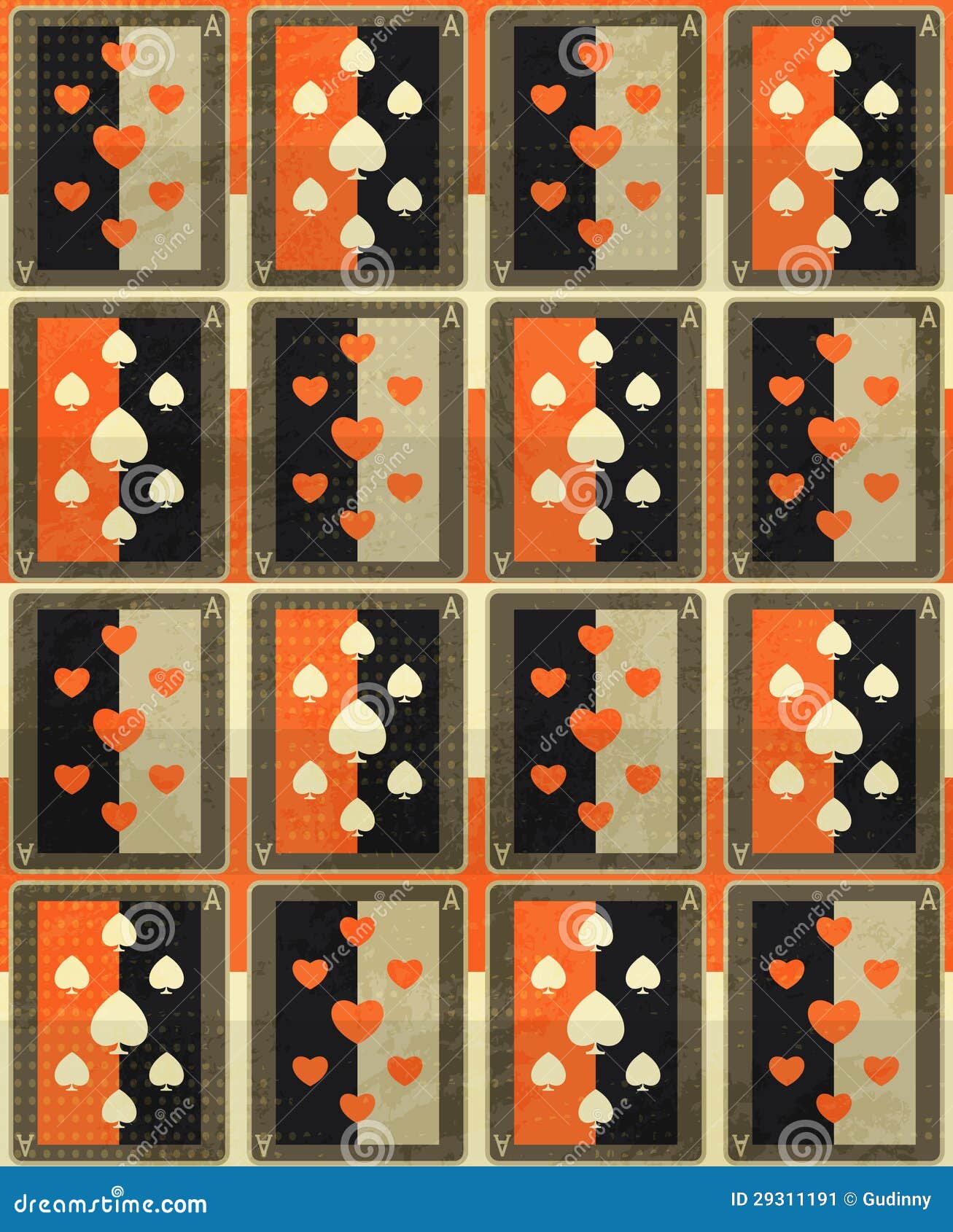 Grunge cards seamless stock vector. Illustration of imagery - 29311191