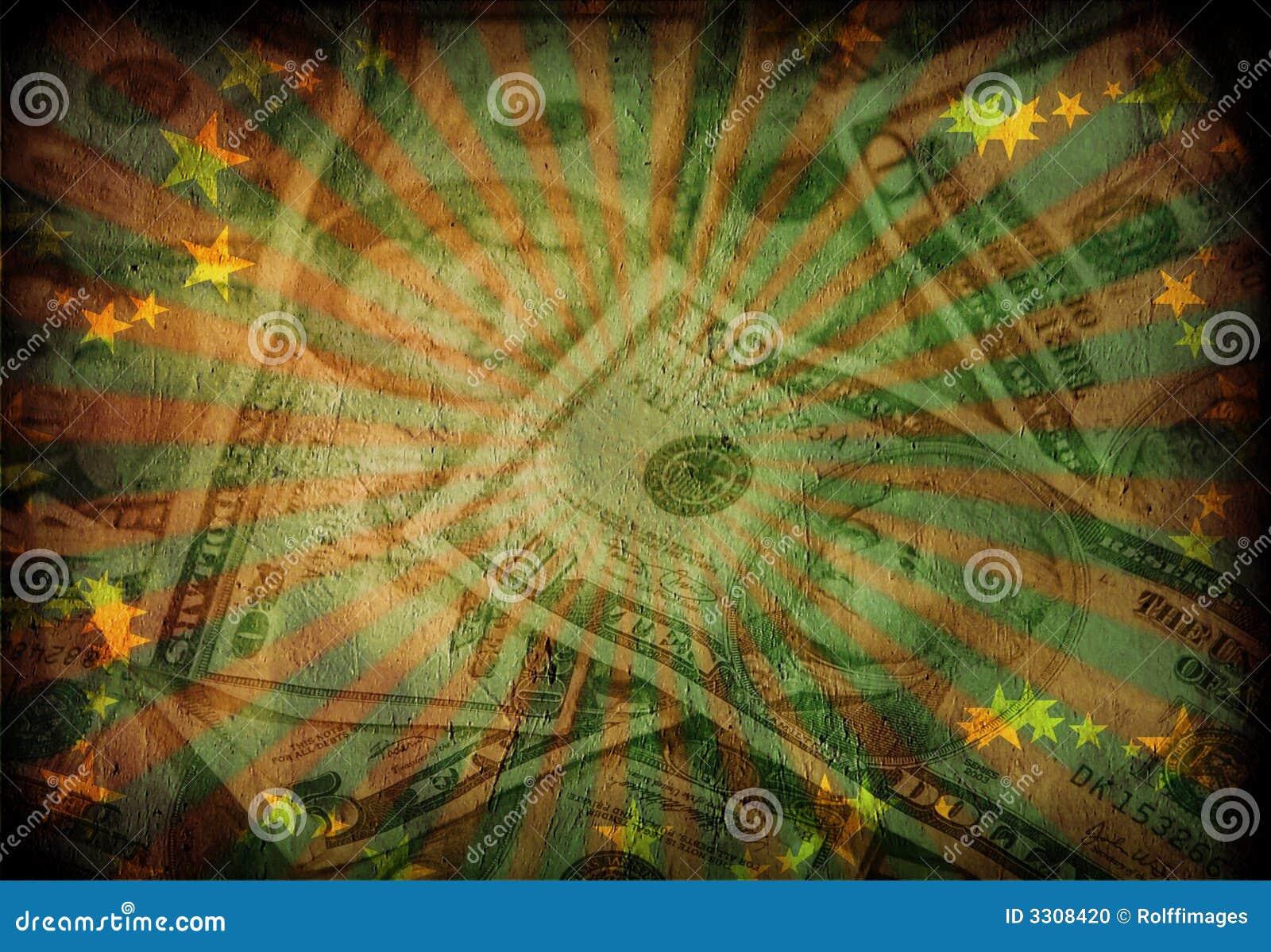 Grunge Cash stock illustration. Illustration of america - 3308420
