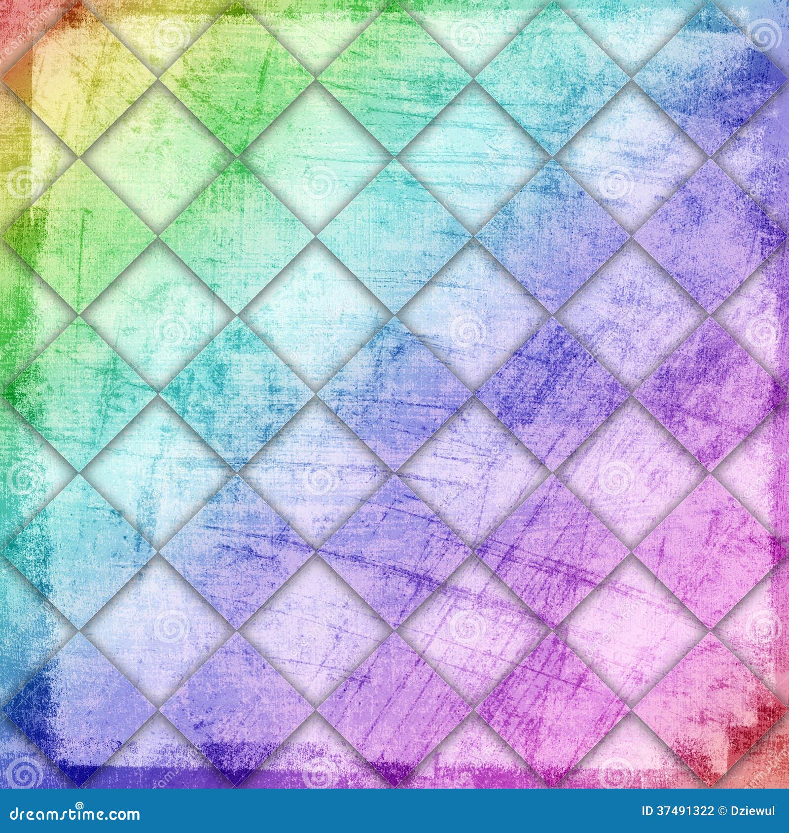 Grunge Checkered Background Stock Illustration | CartoonDealer.com ...