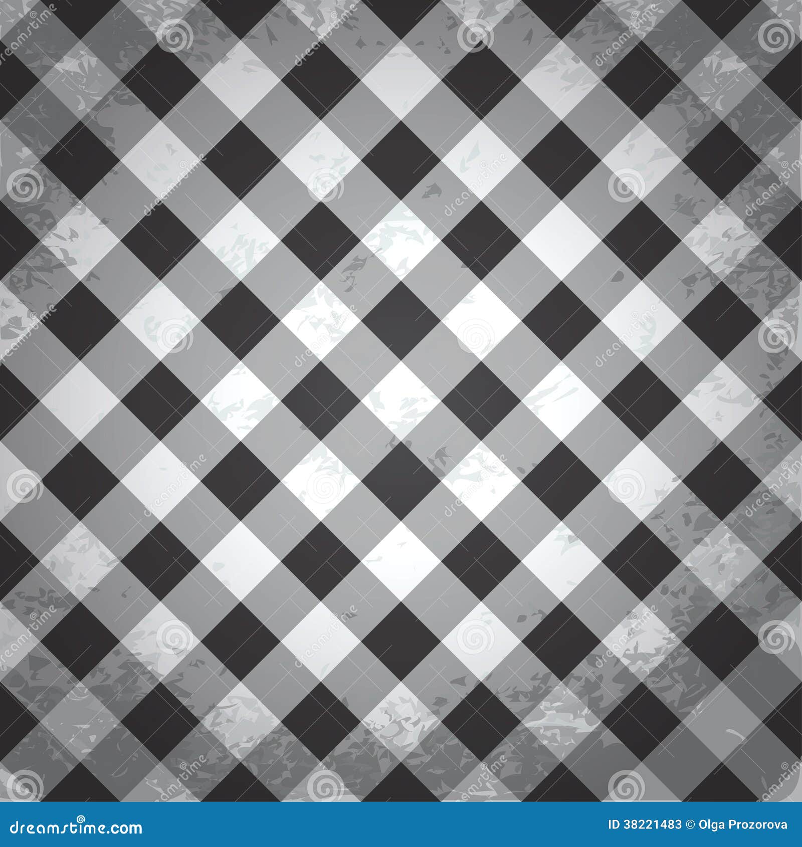 Grunge Checkered Background Stock Illustration | CartoonDealer.com ...