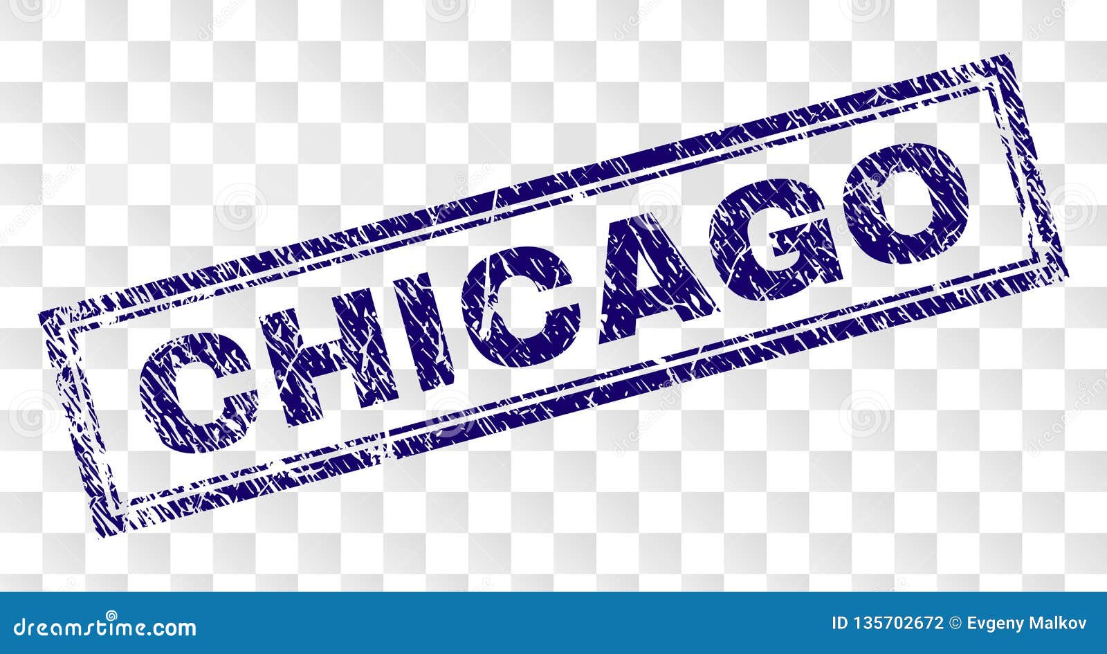 Grunge CHICAGO Rectangle Stamp Stock Vector - Illustration of overlay ...