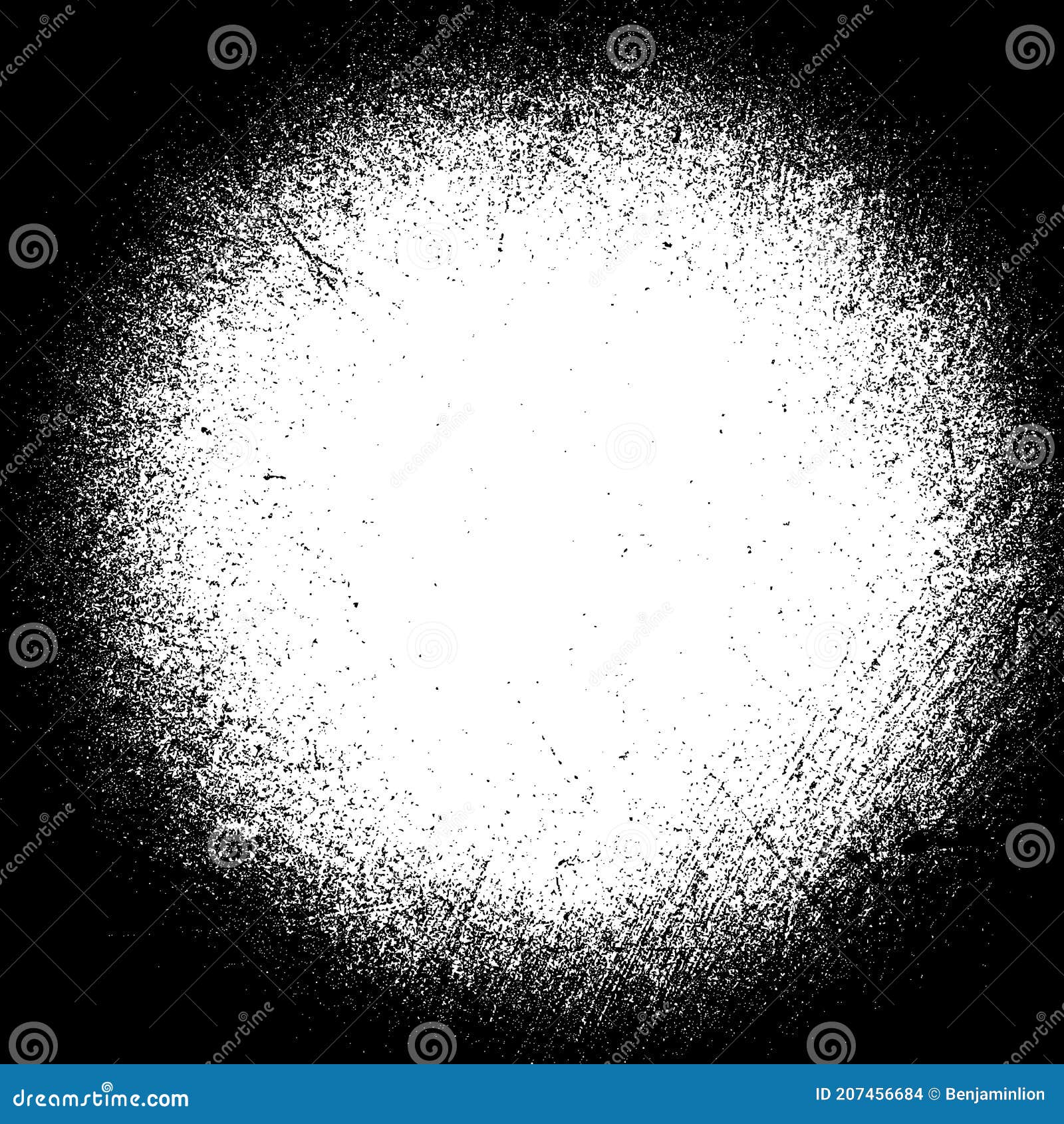 Grunge Circle Texture stock illustration. Illustration of design - 207456684