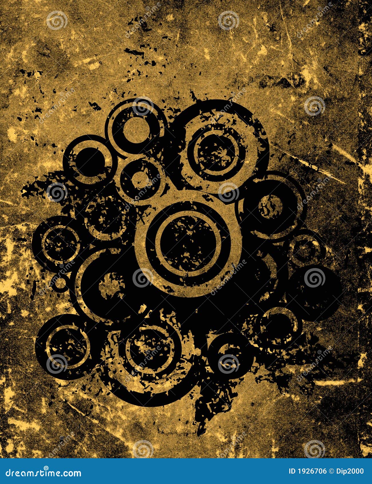 Grunge circles stock illustration. Illustration of retro - 1926706