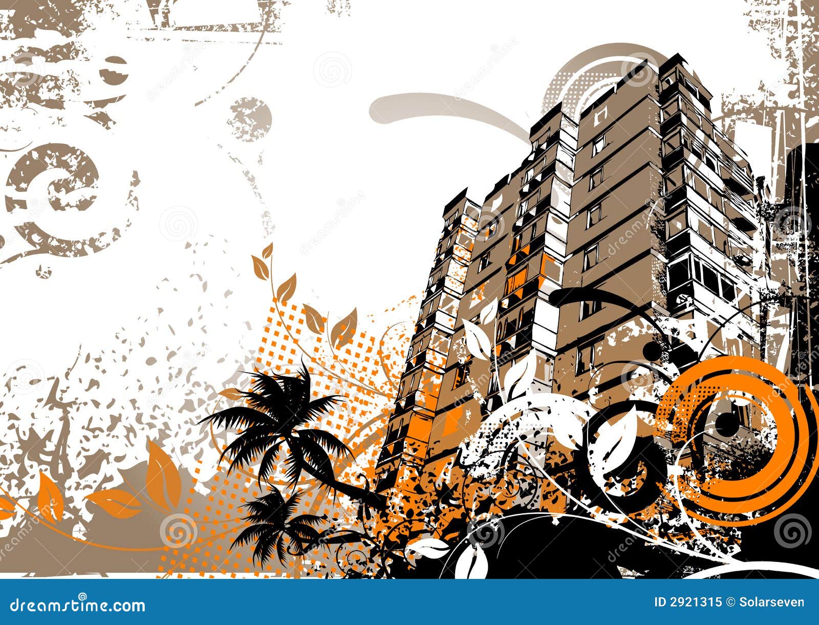 Grunge City Elements stock vector. Illustration of cityscape - 2921315