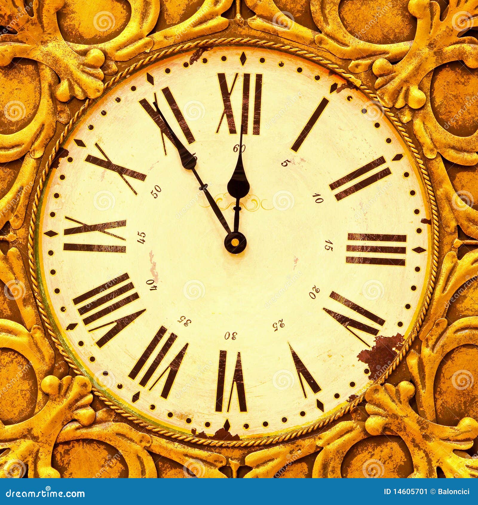 Grunge clock stock image. Image of ornament, frame, house - 14605701