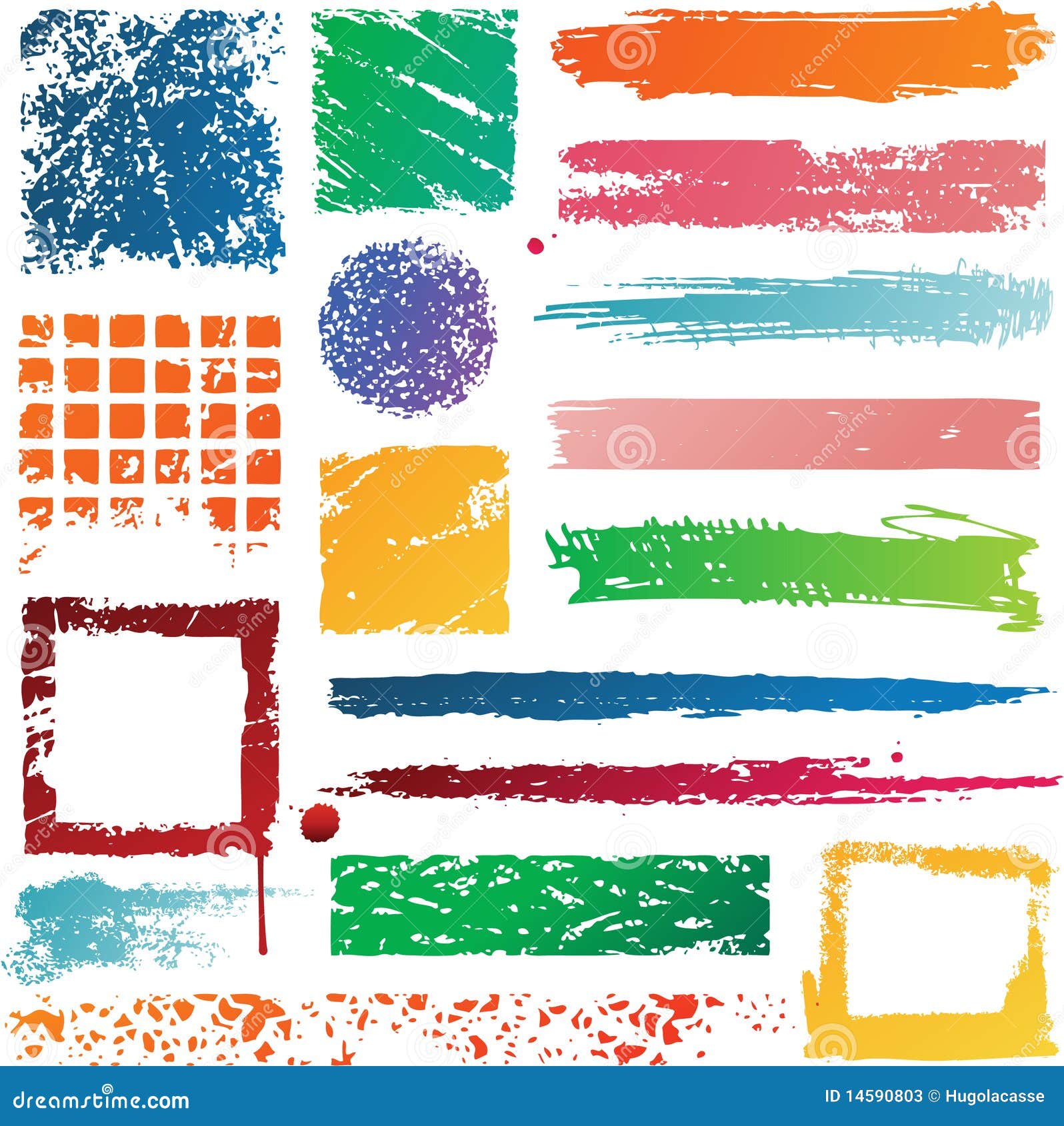 Grunge color design stock vector. Illustration of curve - 14590803