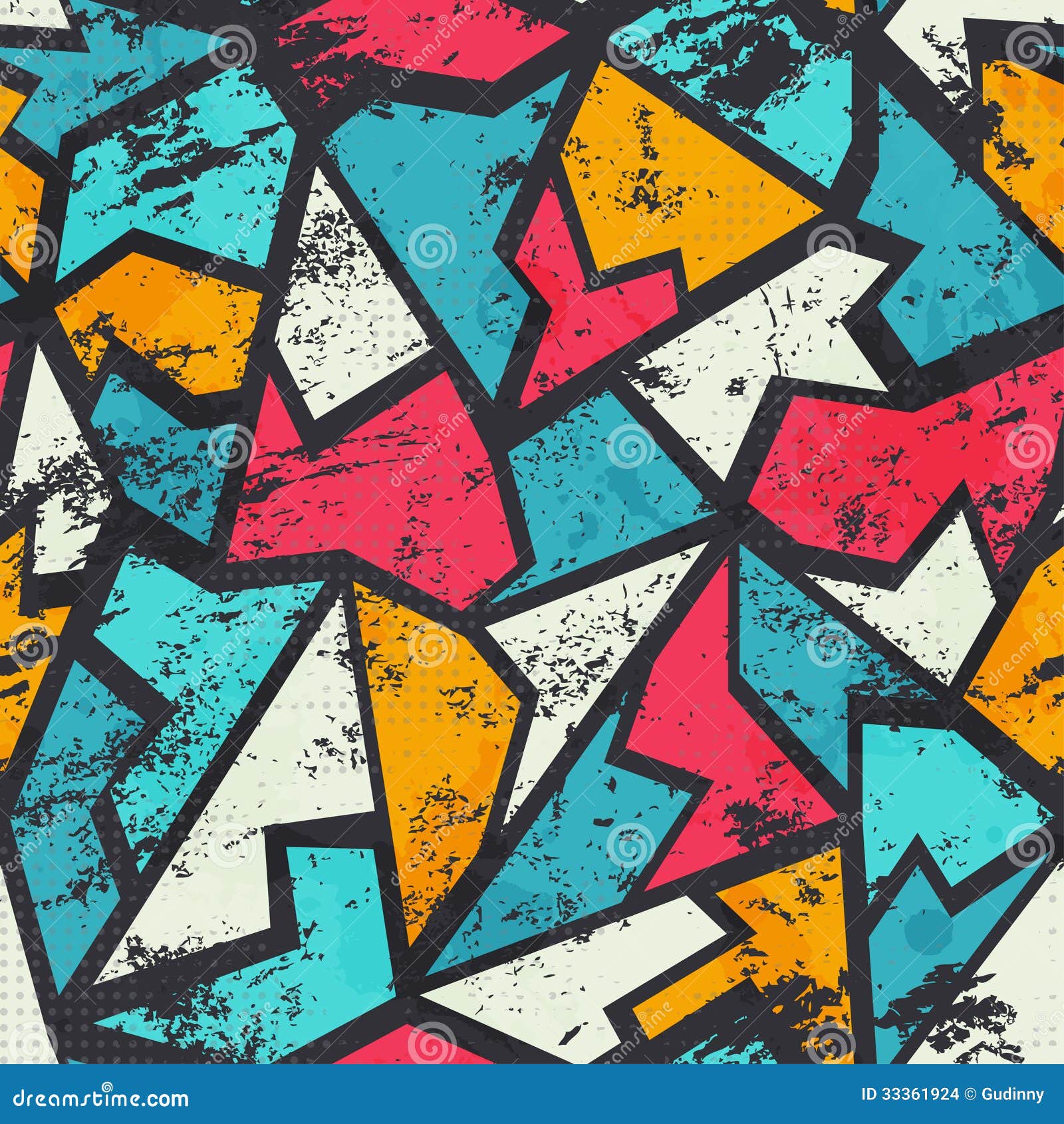 Graffiti Pattern. Abstract Riot Street Art, Urban YOLO Tags And ...