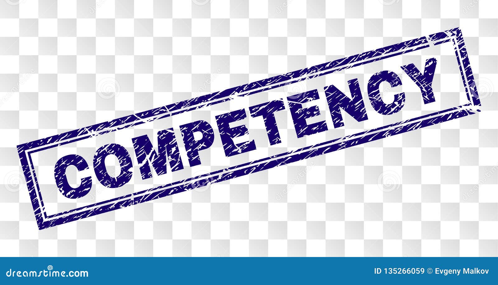 Grunge COMPETENCY Rectangle Stamp Stock Vector - Illustration of ...