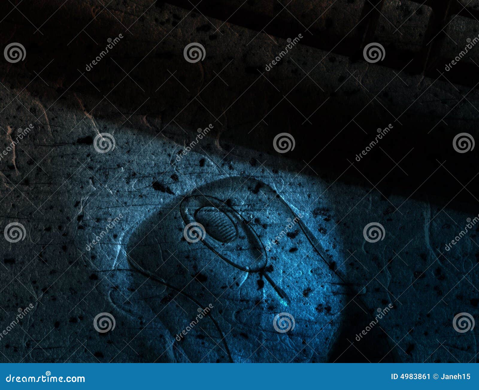 Grunge computer stock illustration. Illustration of equipment - 4983861