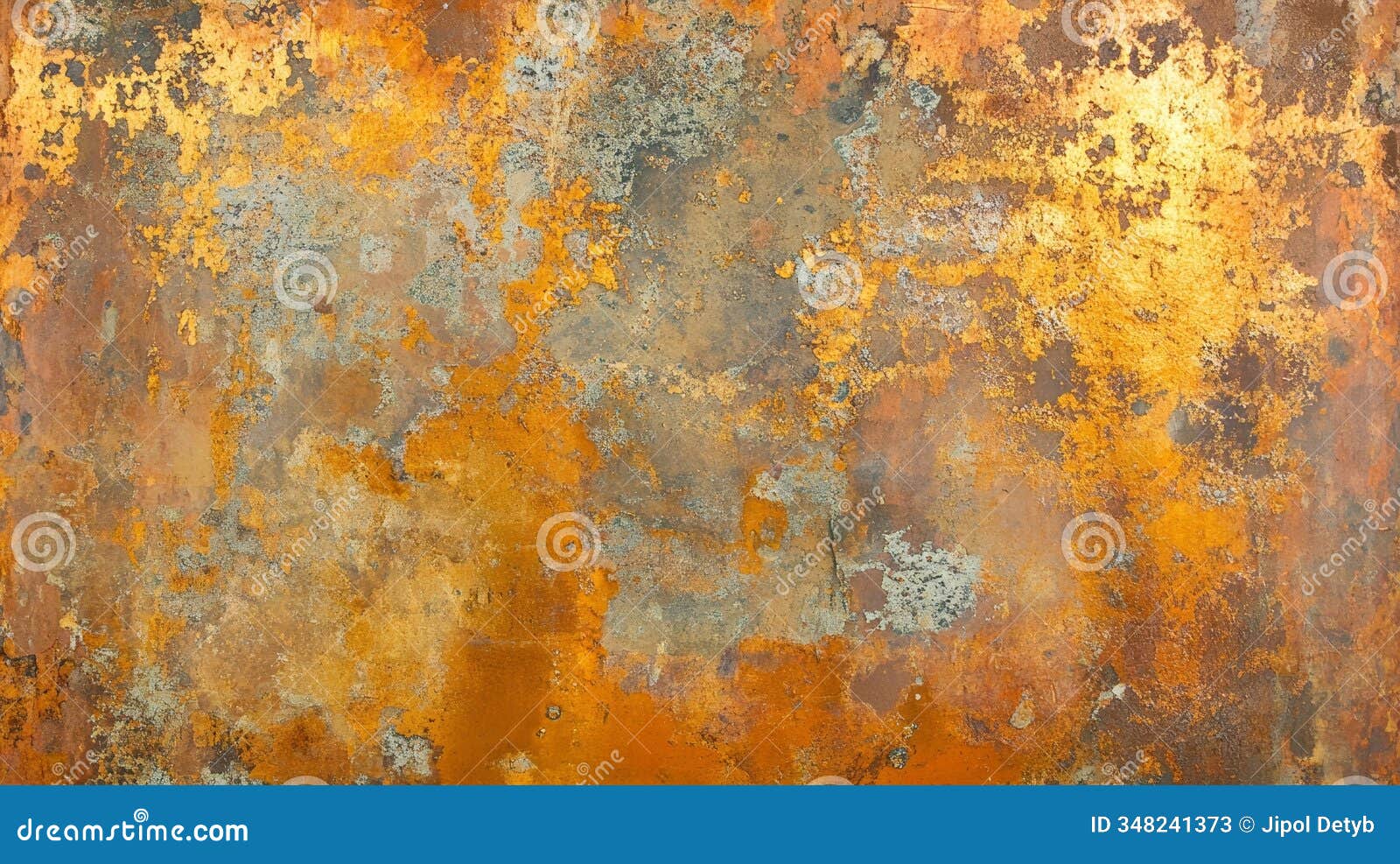 Grunge Copper Rusty Texture, Gold Background. Stock Image - Image of ...