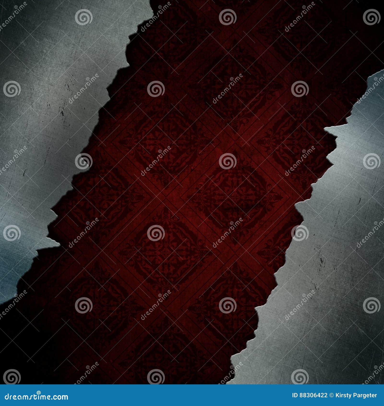 Grunge Cracked Metal Background Stock Illustration - Illustration of ...