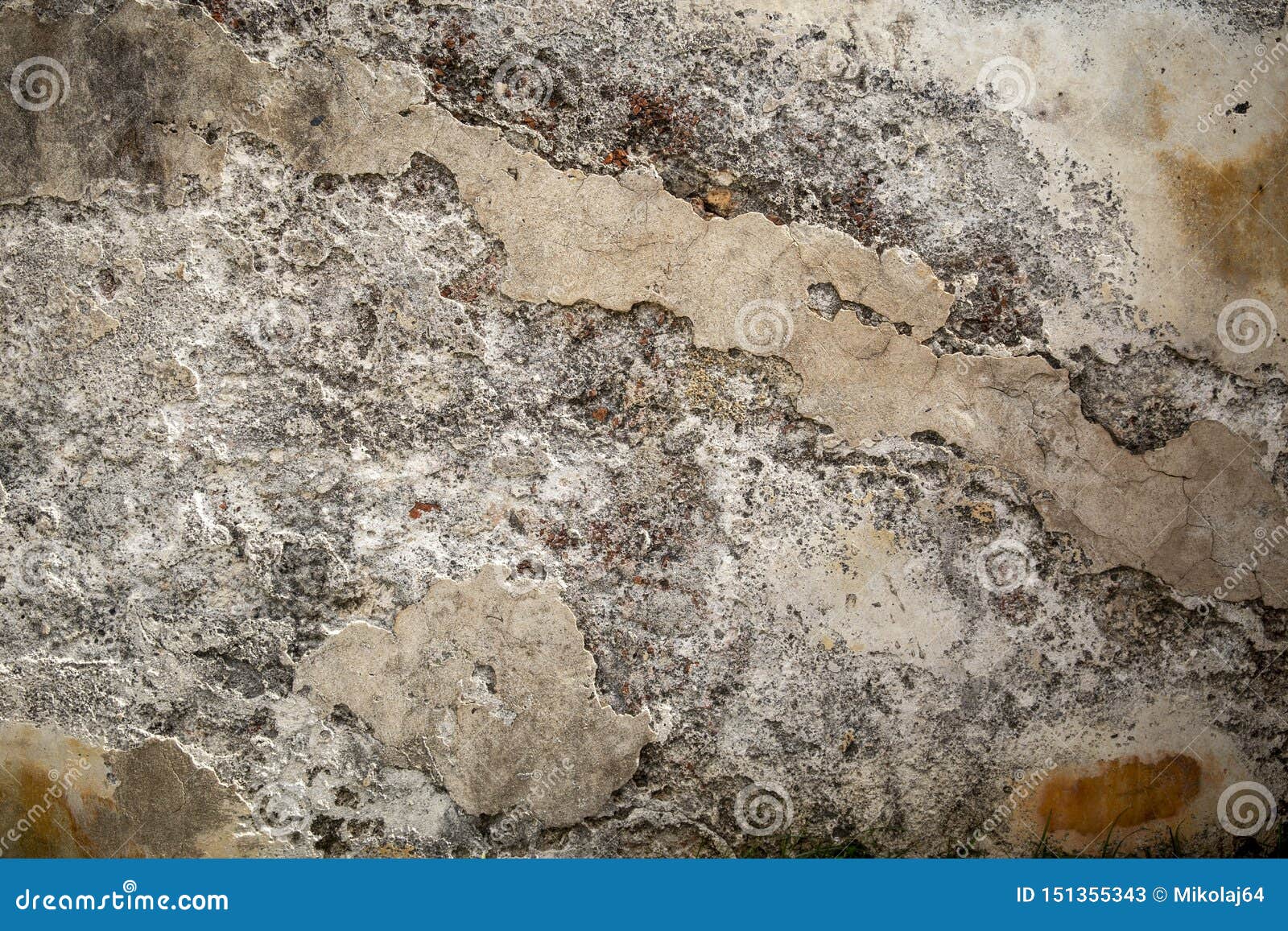 Grunge cracked wall stock image. Image of dirt, building - 151355343