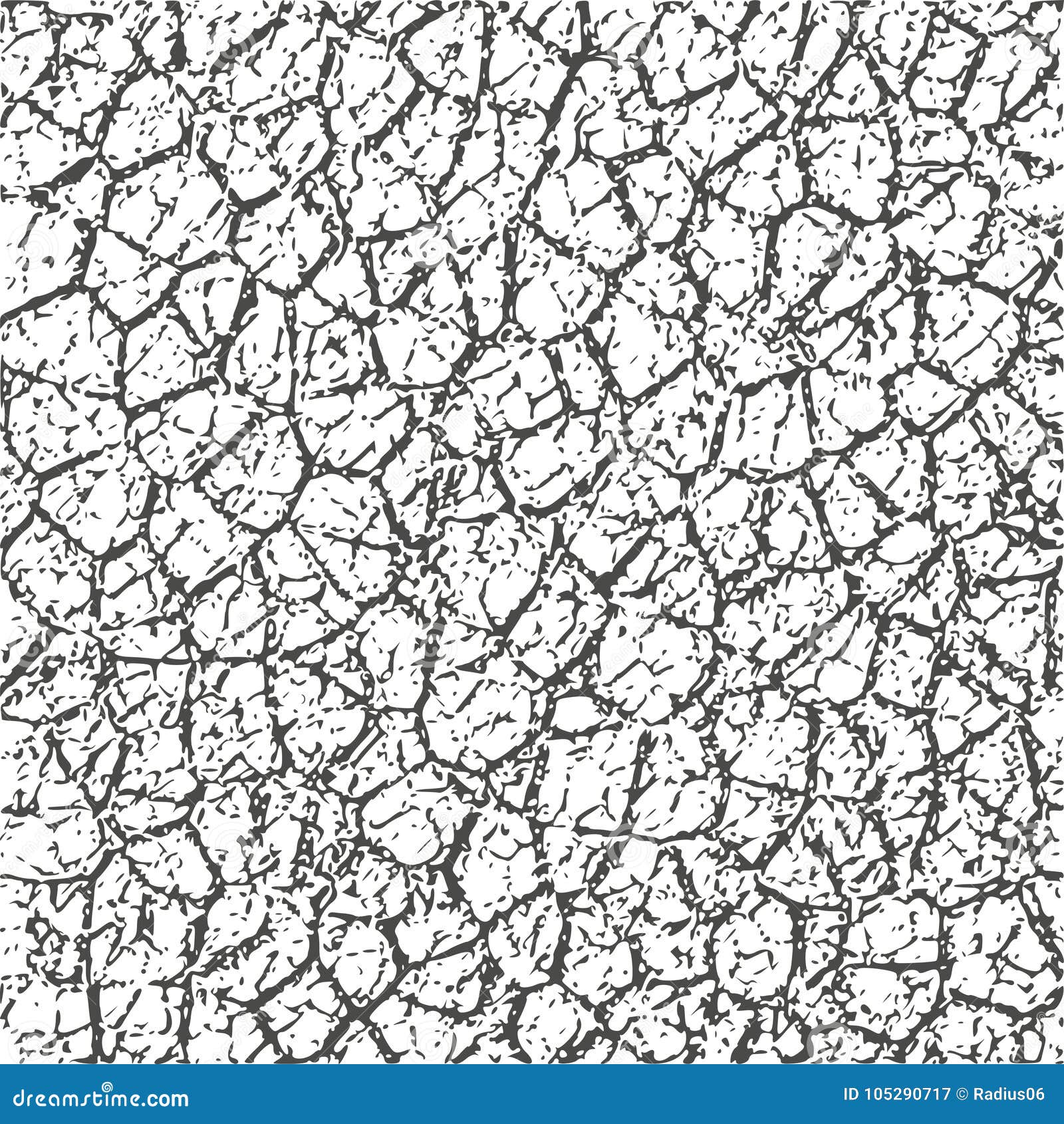 Grunge Cracks Effect Texture. Stock Vector - Illustration of broken ...