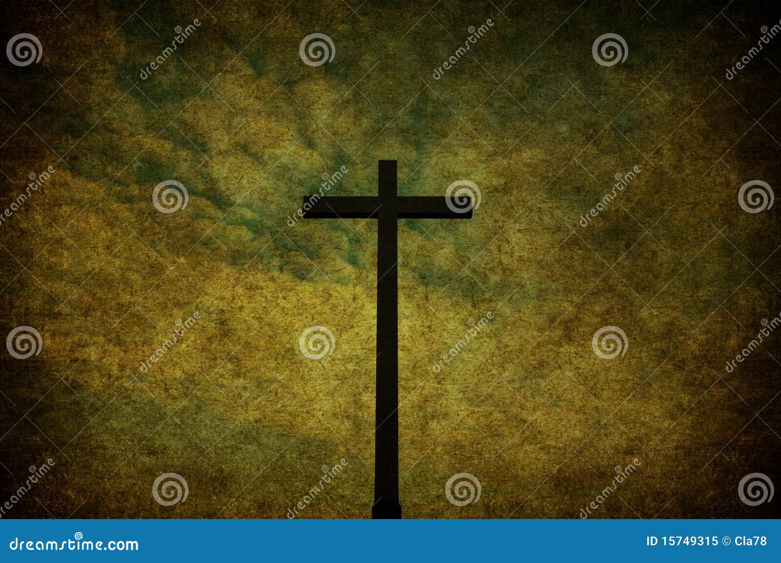 Grunge cross stock image. Image of crack, handle, concrete - 15749315