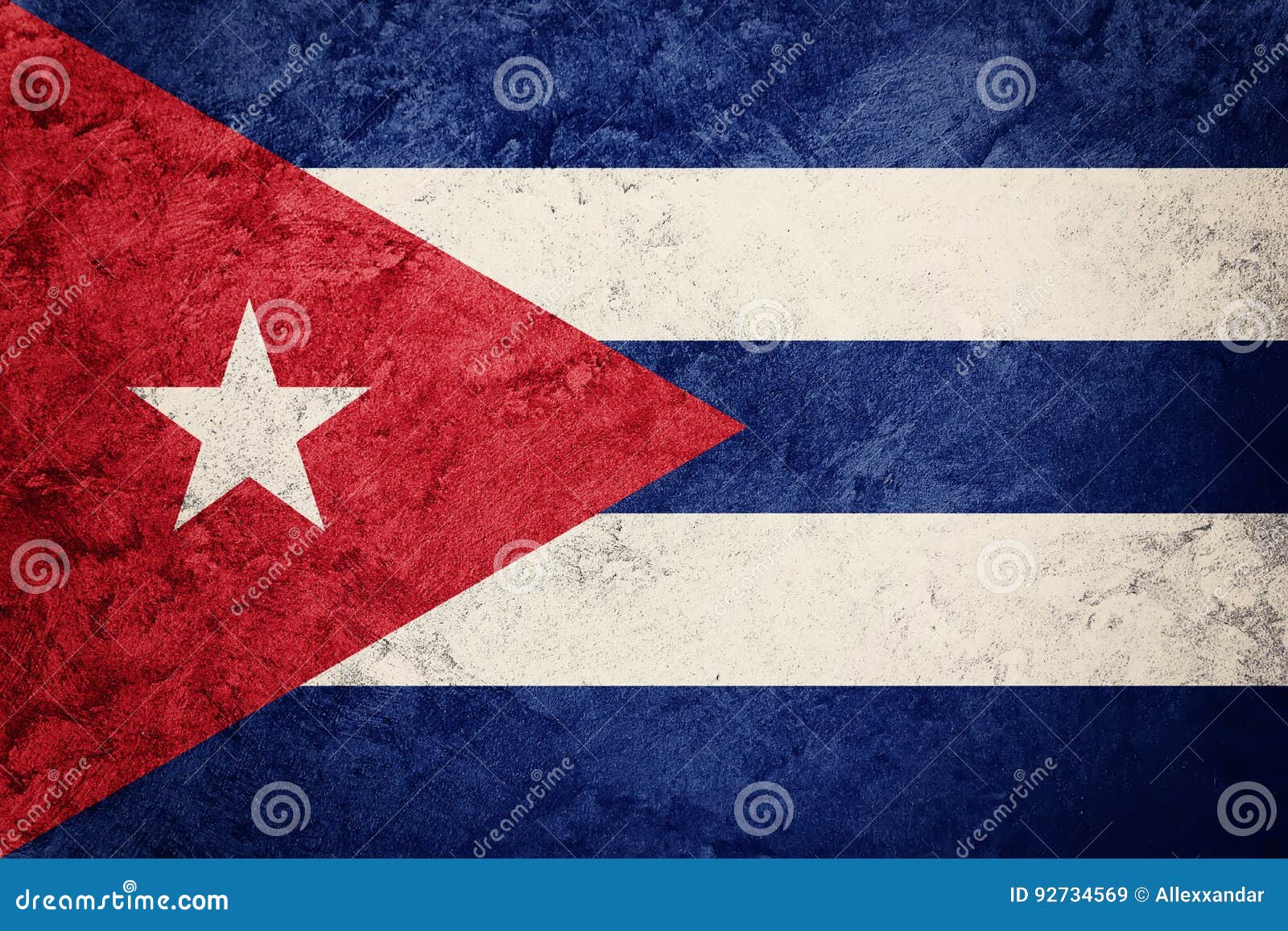 Flag Of Cuba Against The Sky At The Fortress Wall. The Old Colonial ...