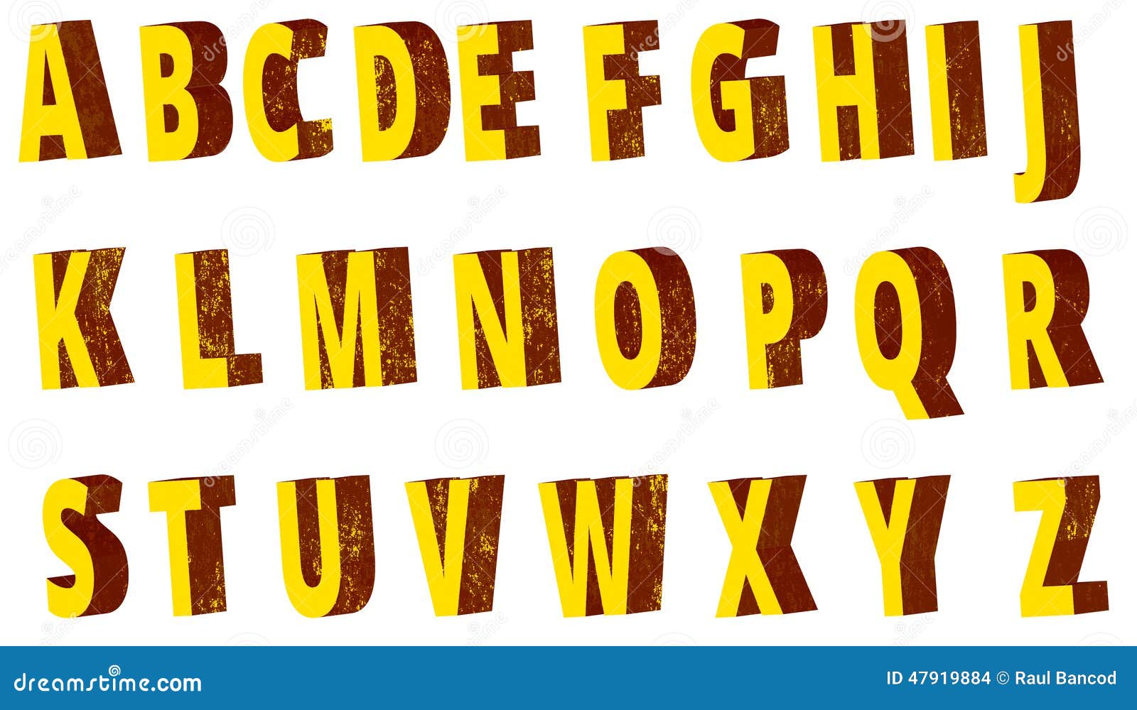 Scratchy Alphabet Vector Illustration | CartoonDealer.com #109620452