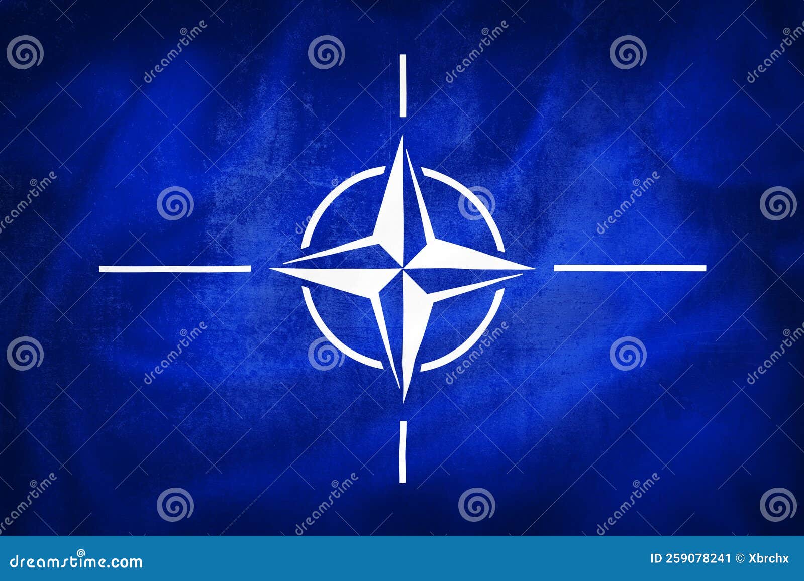 Grunge 3D Illustration of NATO Pact Flag Editorial Photo - Illustration ...