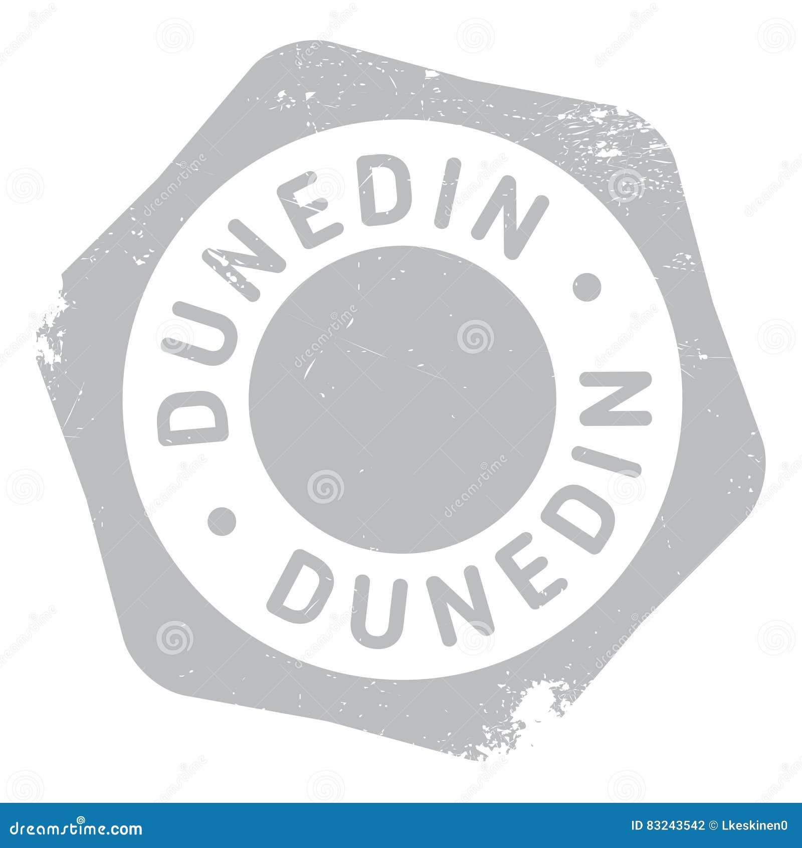 Grunge Da Borracha Do Selo De Dunedin Ilustração do Vetor - Ilustração ...