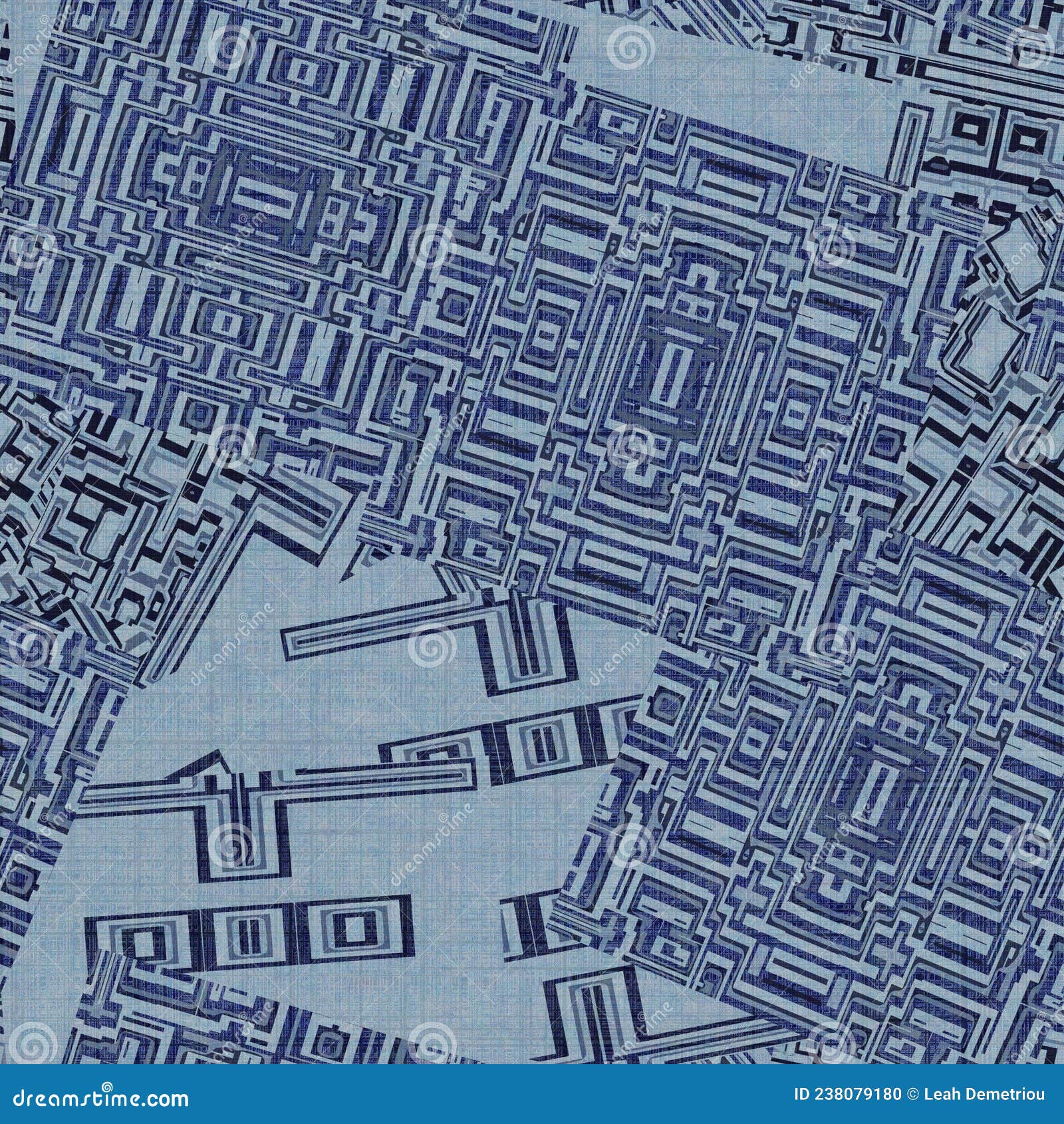 Grunge Denim Random Geometric Acid Wash Seamless Texture Material ...