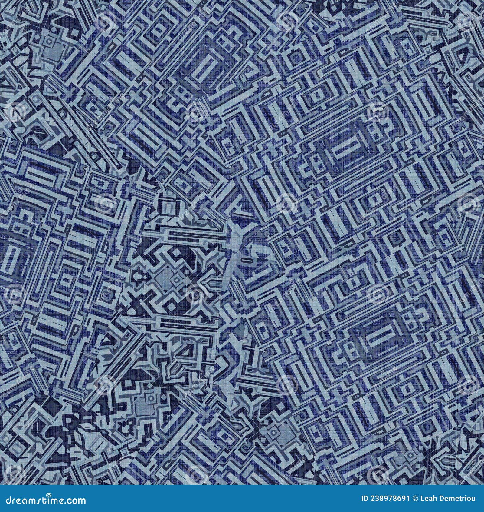 Grunge Denim Random Geometric Acid Wash Seamless Texture Material ...