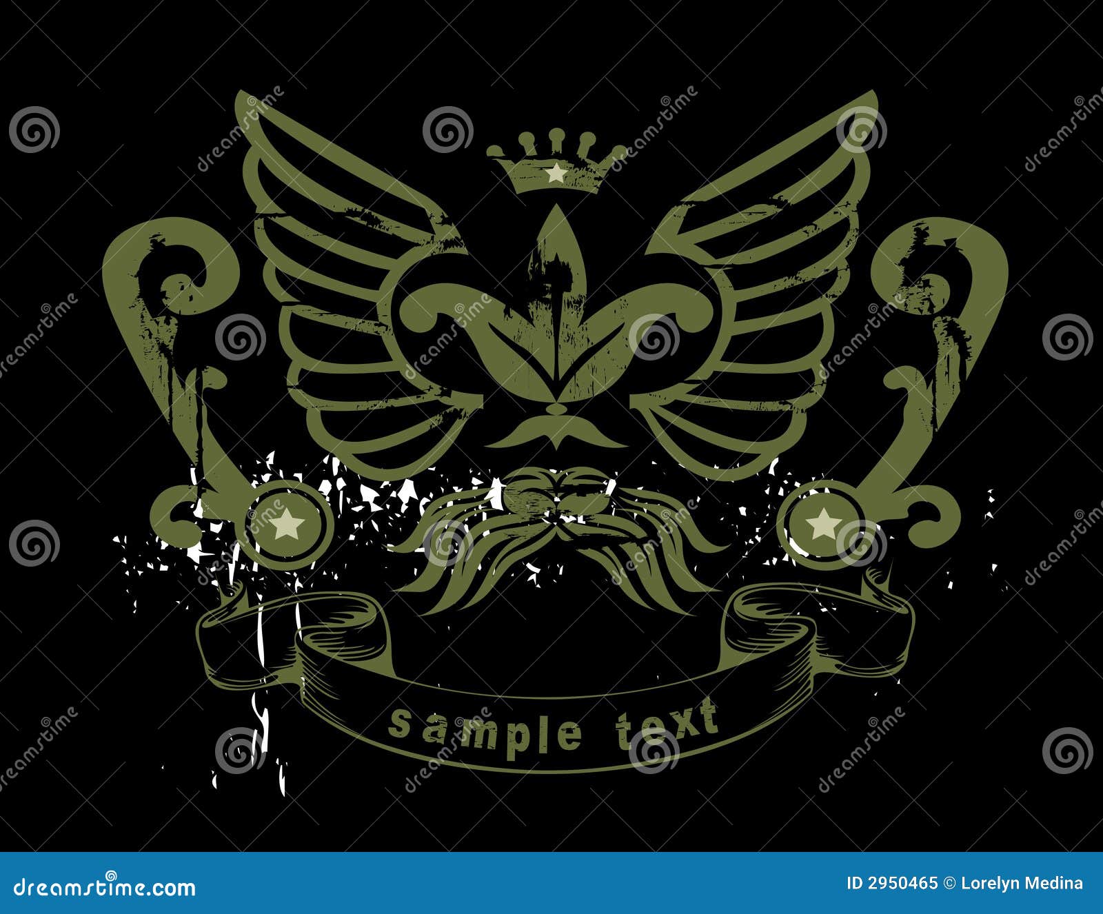 Grunge Design stock illustration. Illustration of message - 2950465