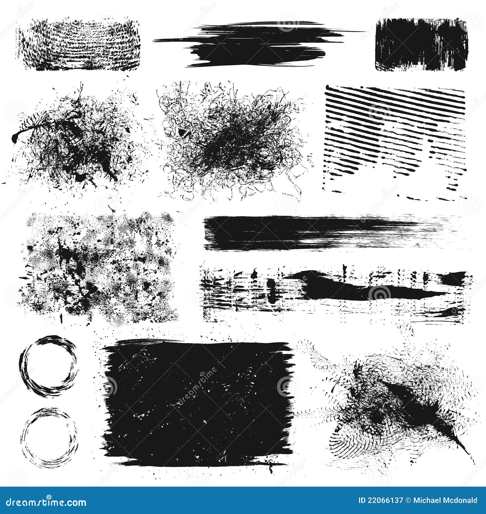 Grunge design elements stock vector. Illustration of distressed - 22066137