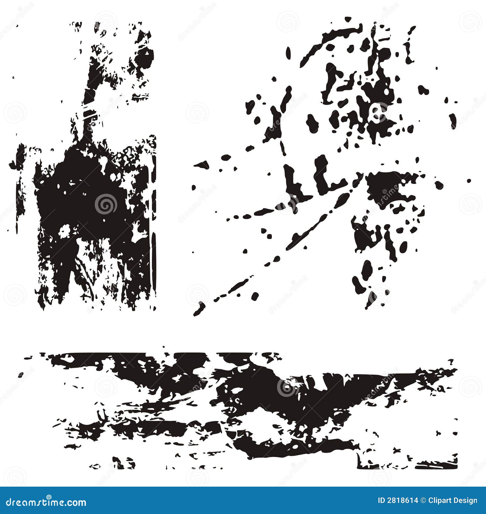 Grunge design elements stock vector. Illustration of clipart - 2818614