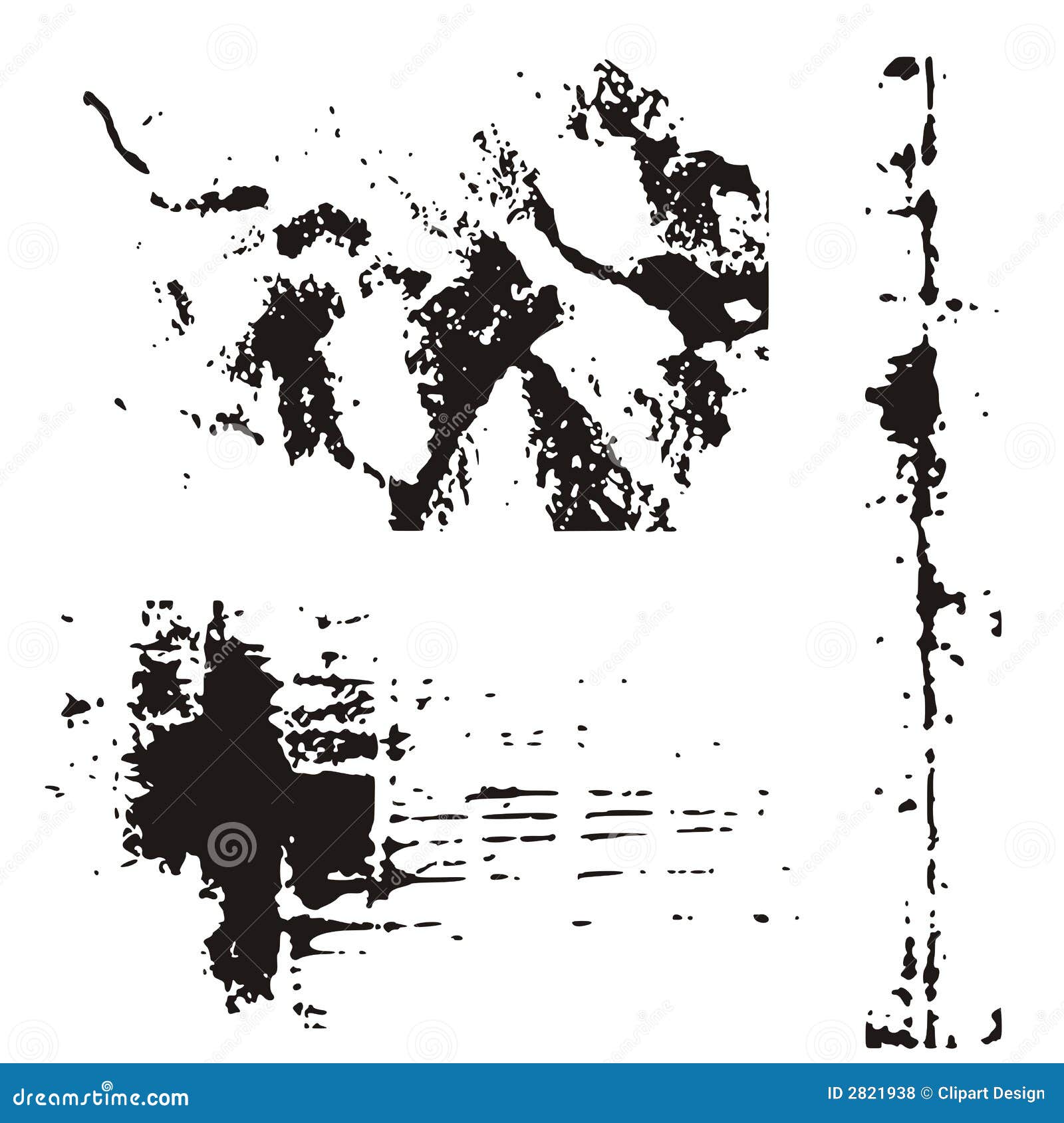 Grunge design elements stock vector. Illustration of grungy - 2821938