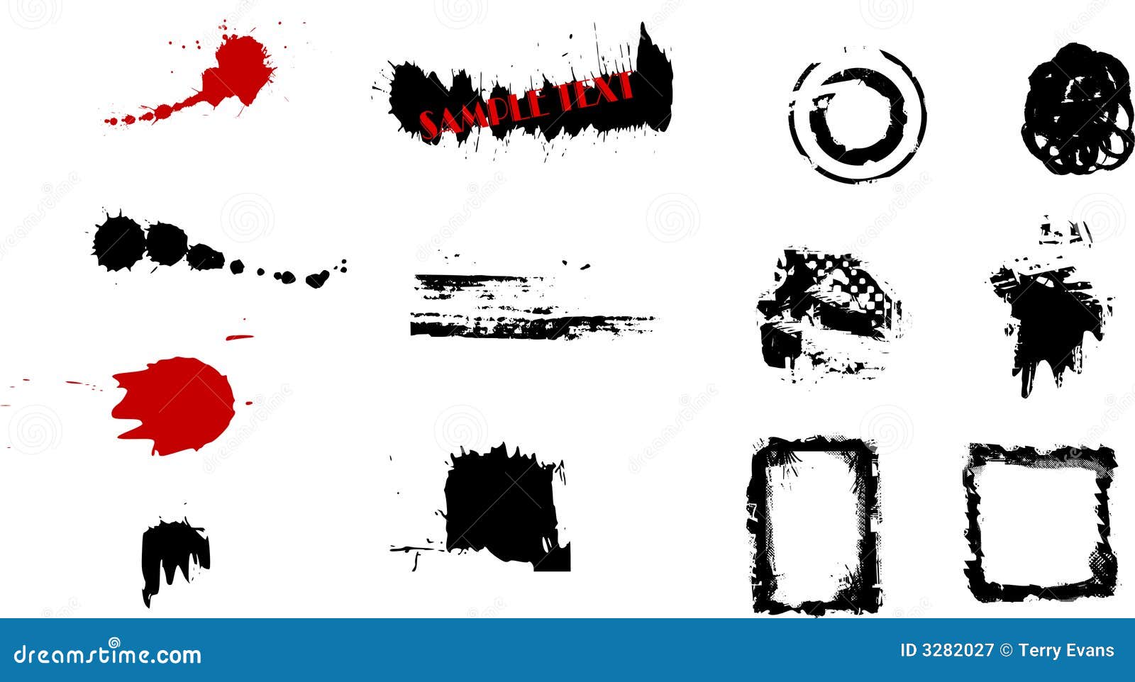 Grunge Design Elements stock vector. Illustration of banner - 3282027