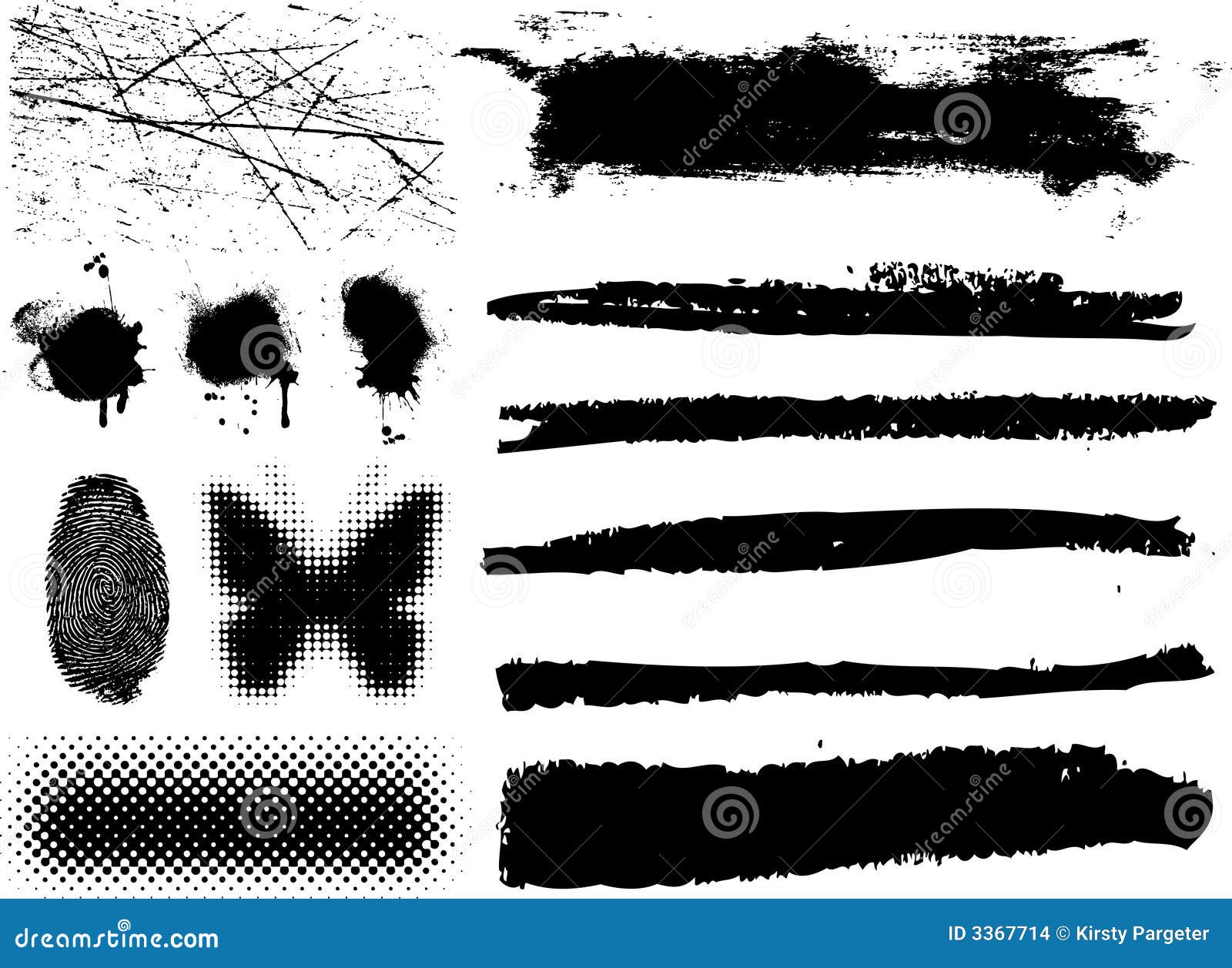 Grunge design elements stock vector. Illustration of background - 3367714