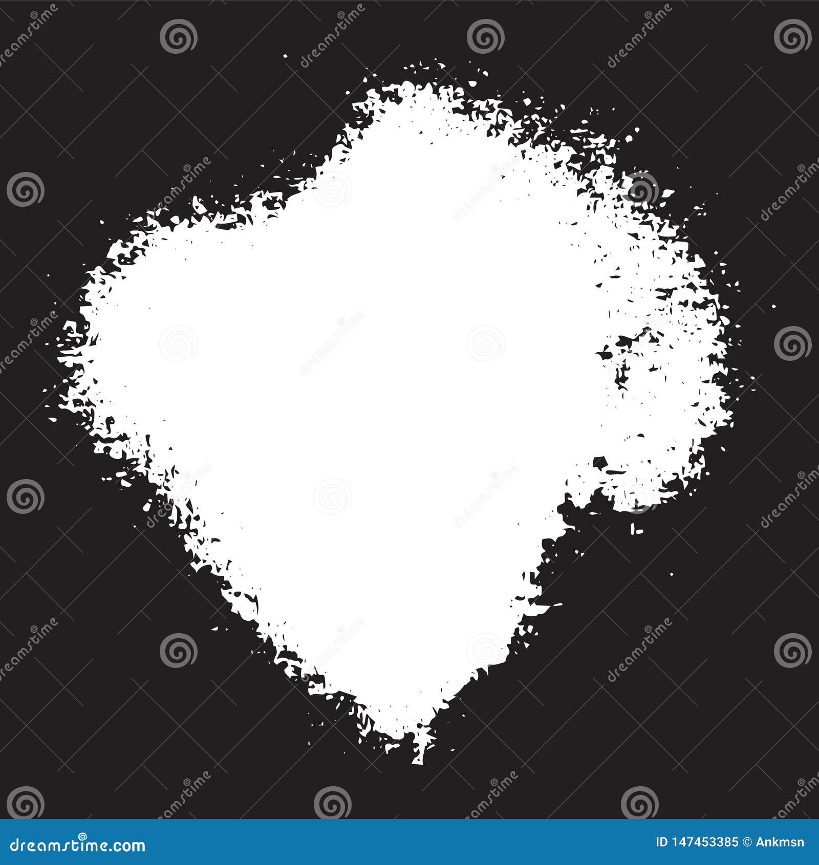 Grunge Dirty Texture Vector. Paint Splash Isolated Stock Vector ...