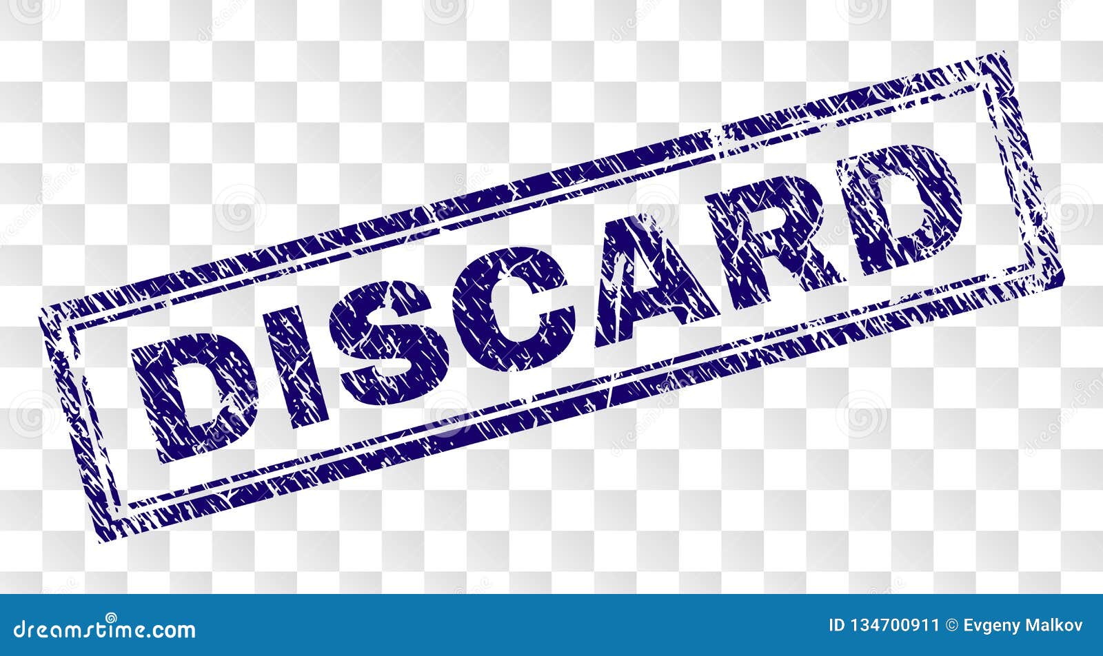 Grunge DISCARD Rectangle Stamp Stock Vector - Illustration of imprint ...