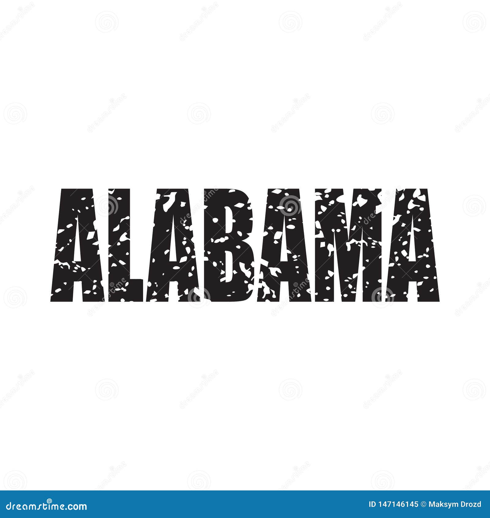 Grunge Distressed Alabama Word. Vector Illustration Stock Vector ...