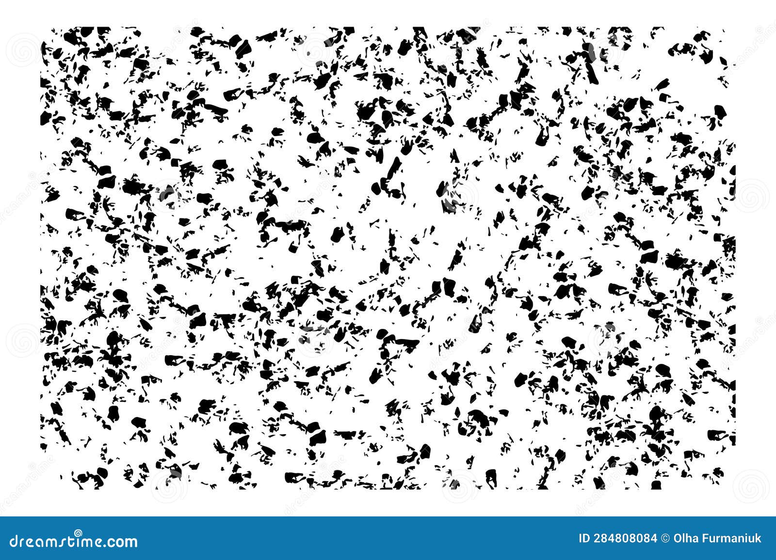 Grunge Distressed Ink Texture Overlay. Abstract Messy Blobs and ...