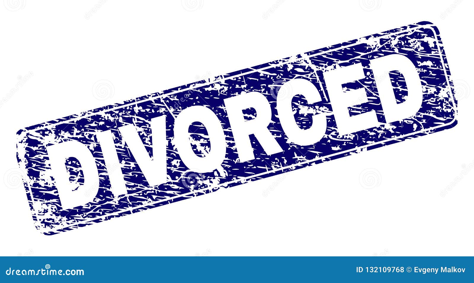 Grunge DIVORCED Framed Rounded Rectangle Stamp Stock Vector ...