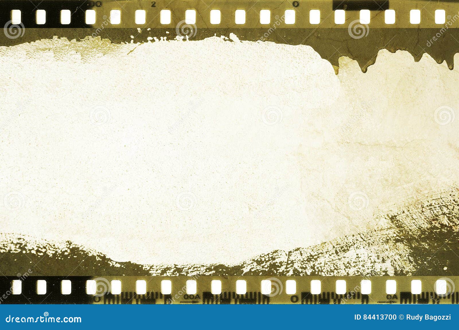 Grunge Dripping Film Strip Frame Stock Illustration - Illustration of ...