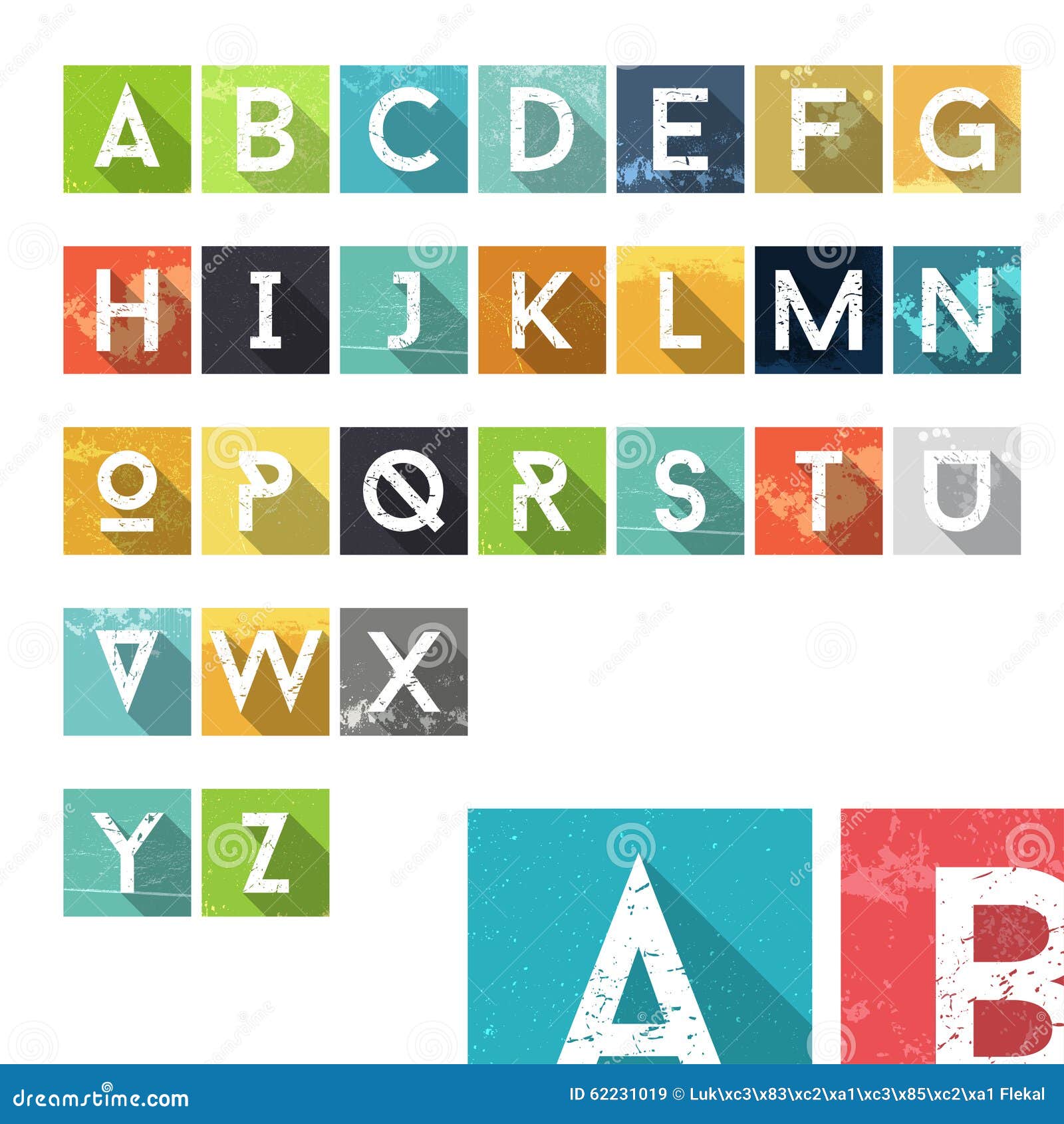 Grunge Dust Letters Vector Illustration | CartoonDealer.com #148313234