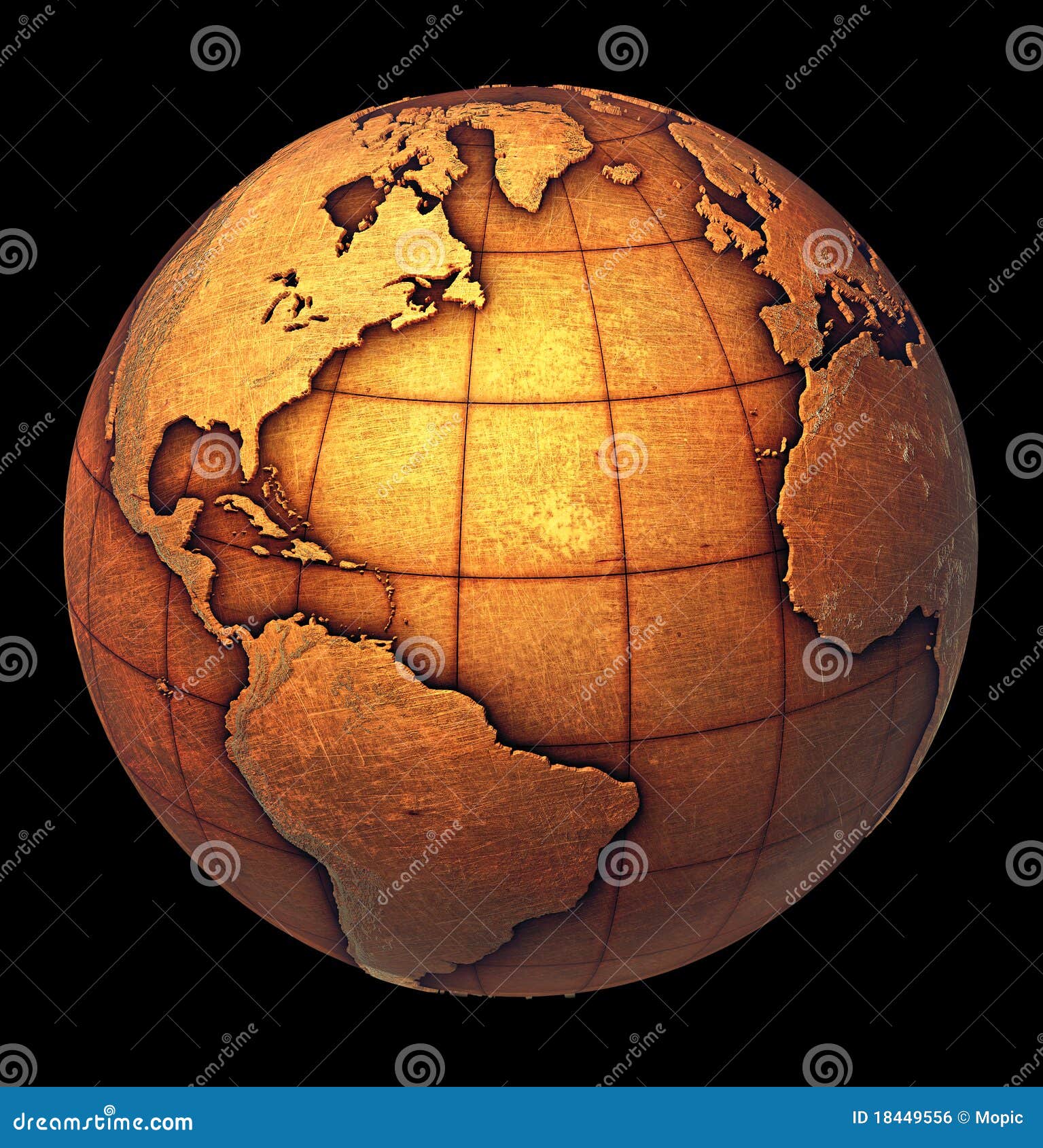 Grunge Earth globe stock photo. Image of isolated, canada - 18449556