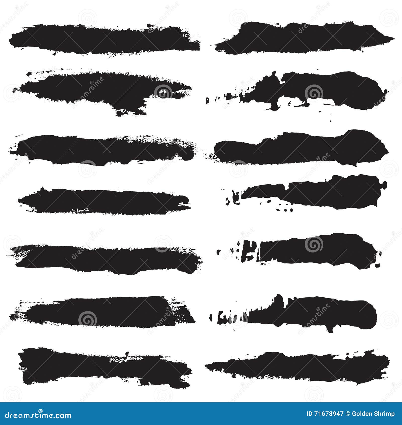 Grunge Edges Vector Set . stock vector. Illustration of design - 71678947