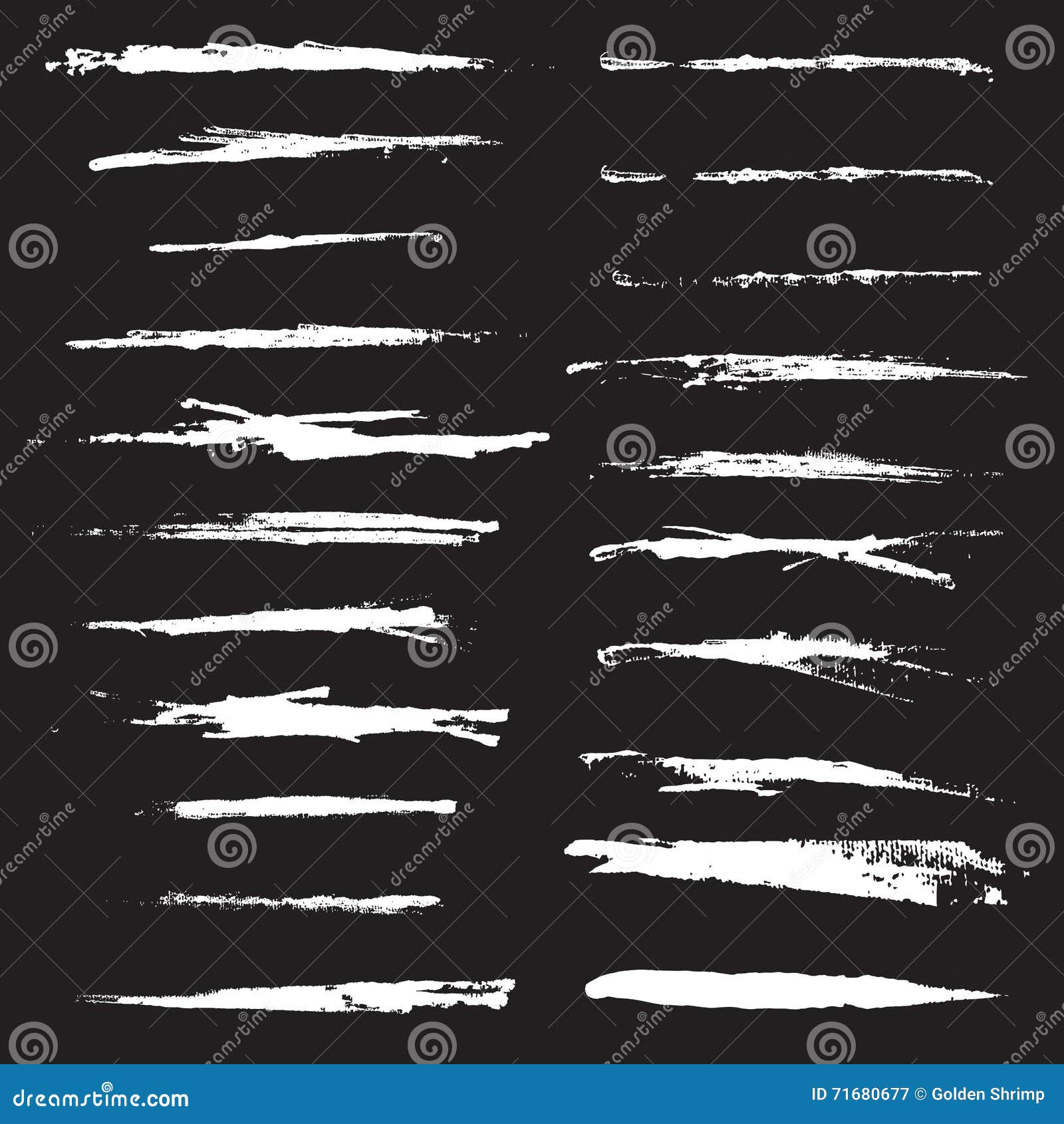 Grunge Edges Vector Set . stock vector. Illustration of stain - 71680677