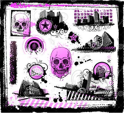 Grunge emo design stock vector. Illustration of grungy - 14584379