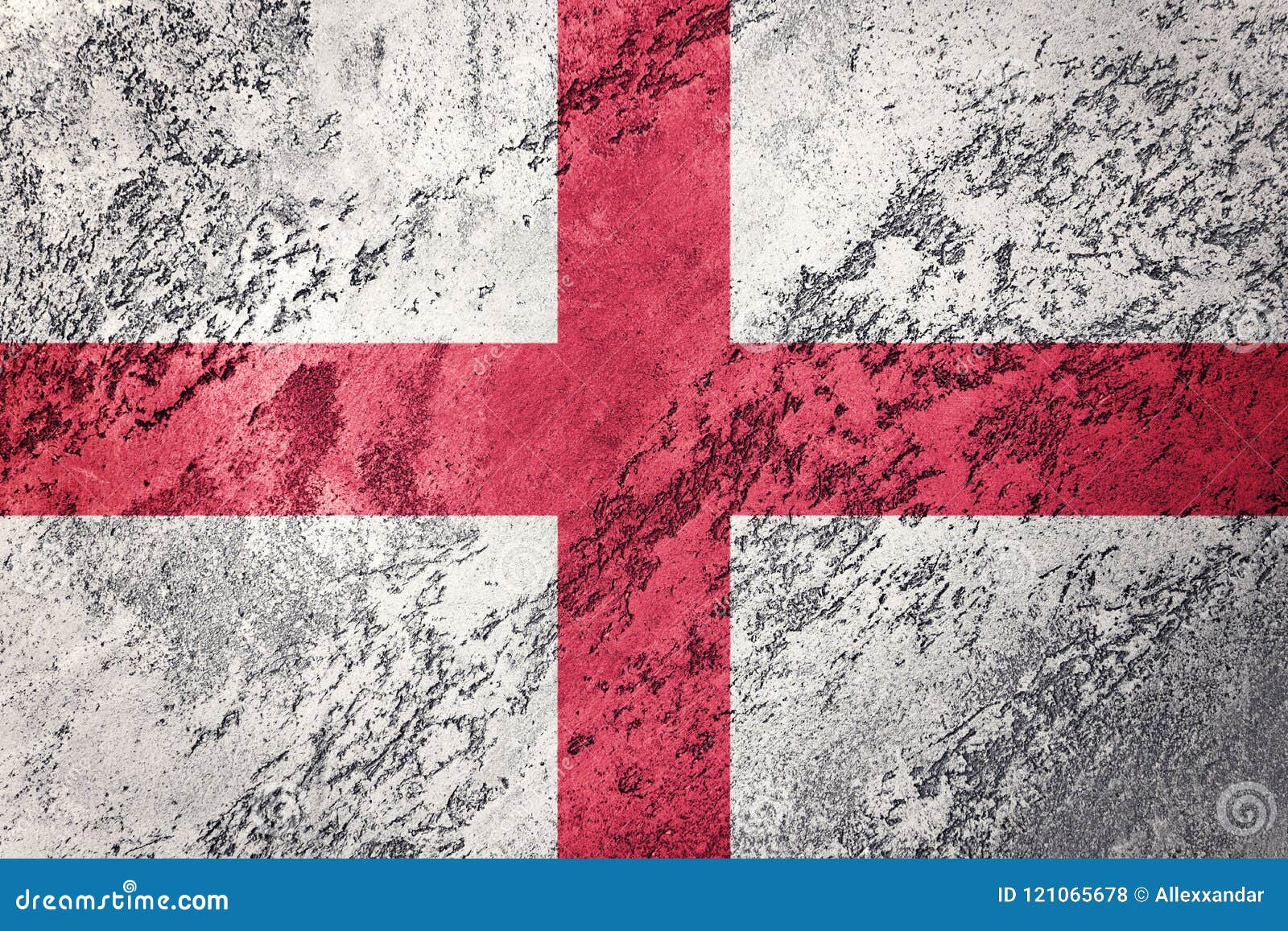 Grunge England Flag. Welsh Flag with Grunge Texture Stock Illustration ...