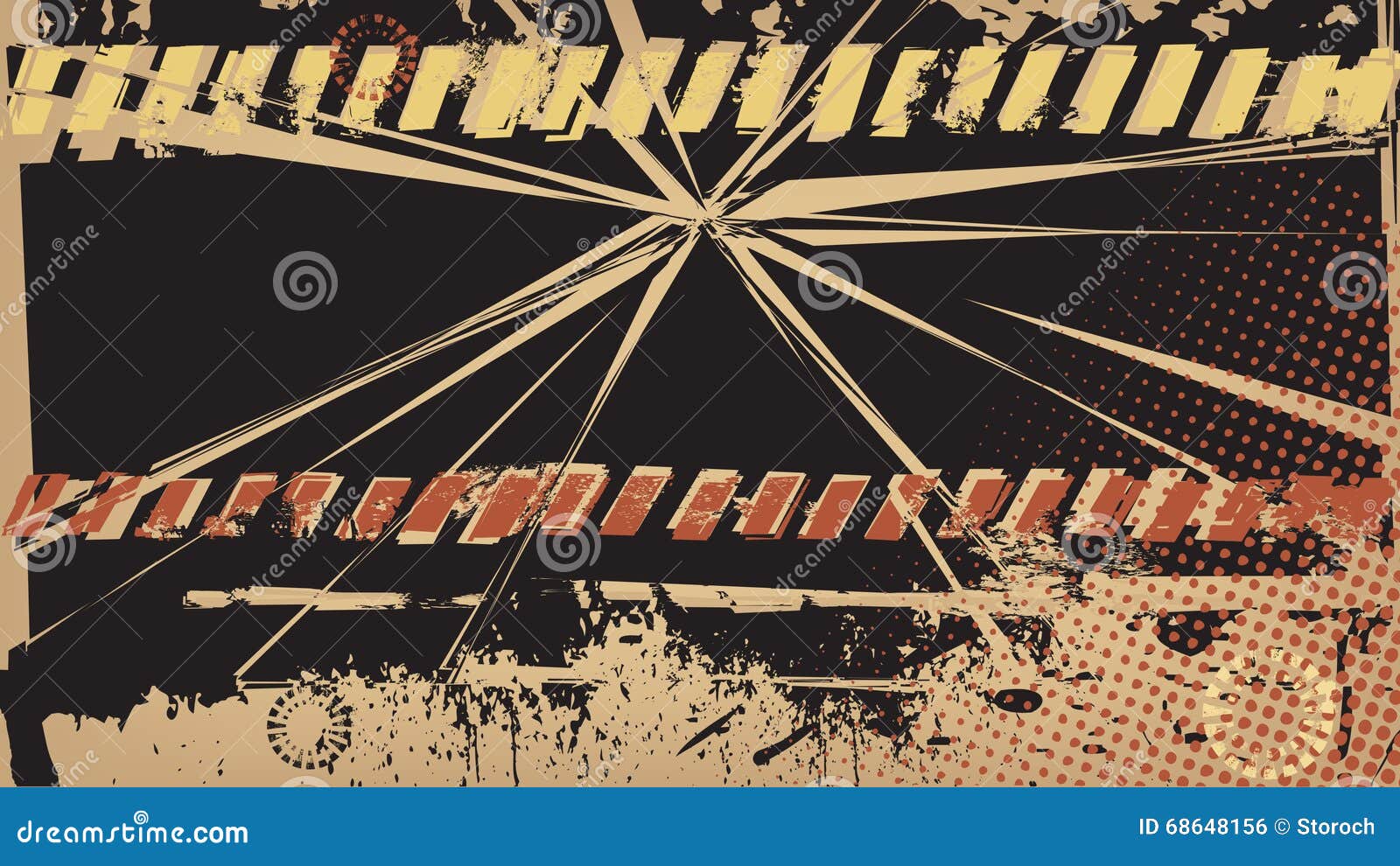 Grunge Explosion Background. Stock Vector - Illustration of broken ...