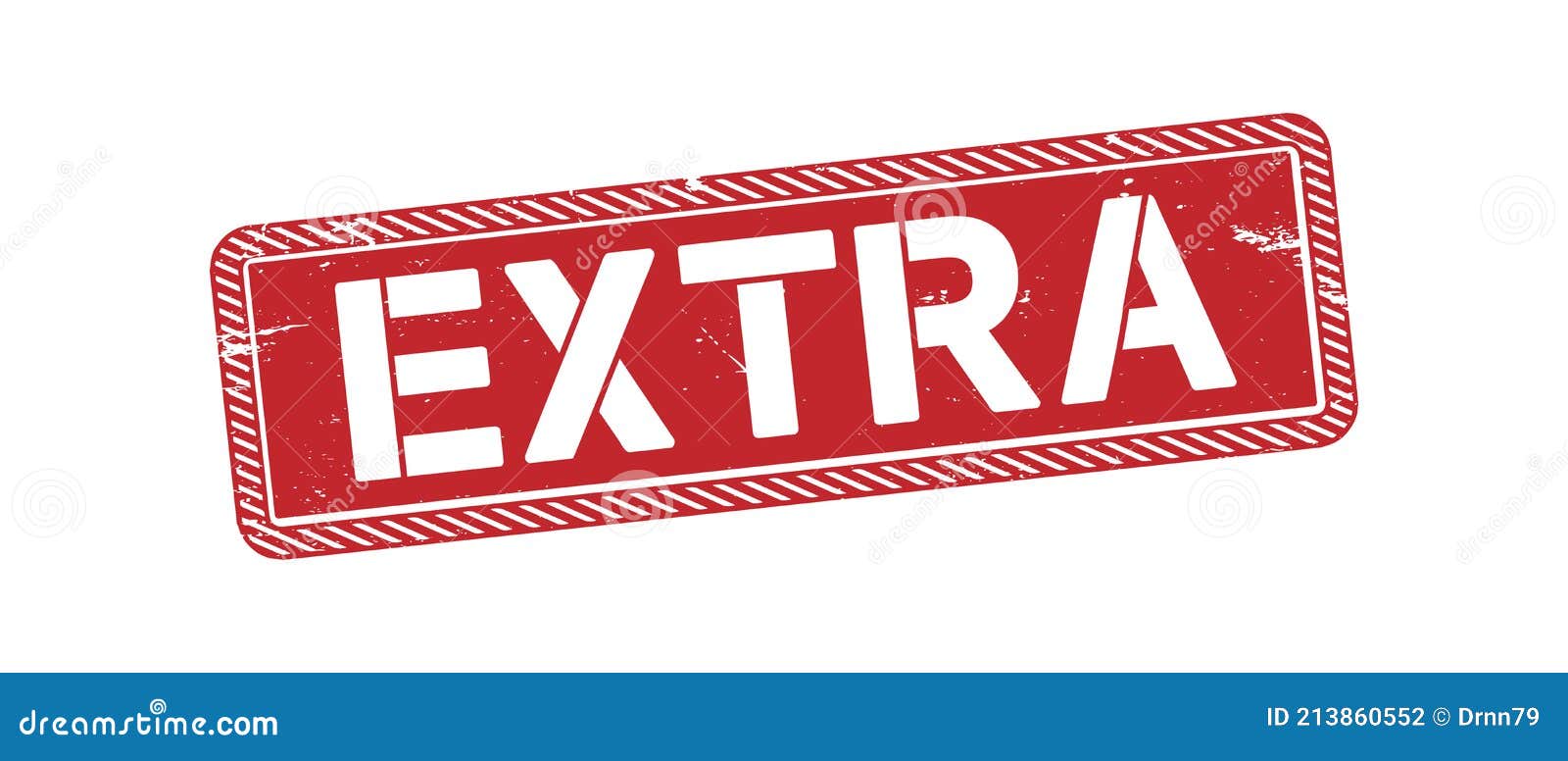 Grunge Extra Square Rubber Stamp, Vector Illustration Stock Vector ...