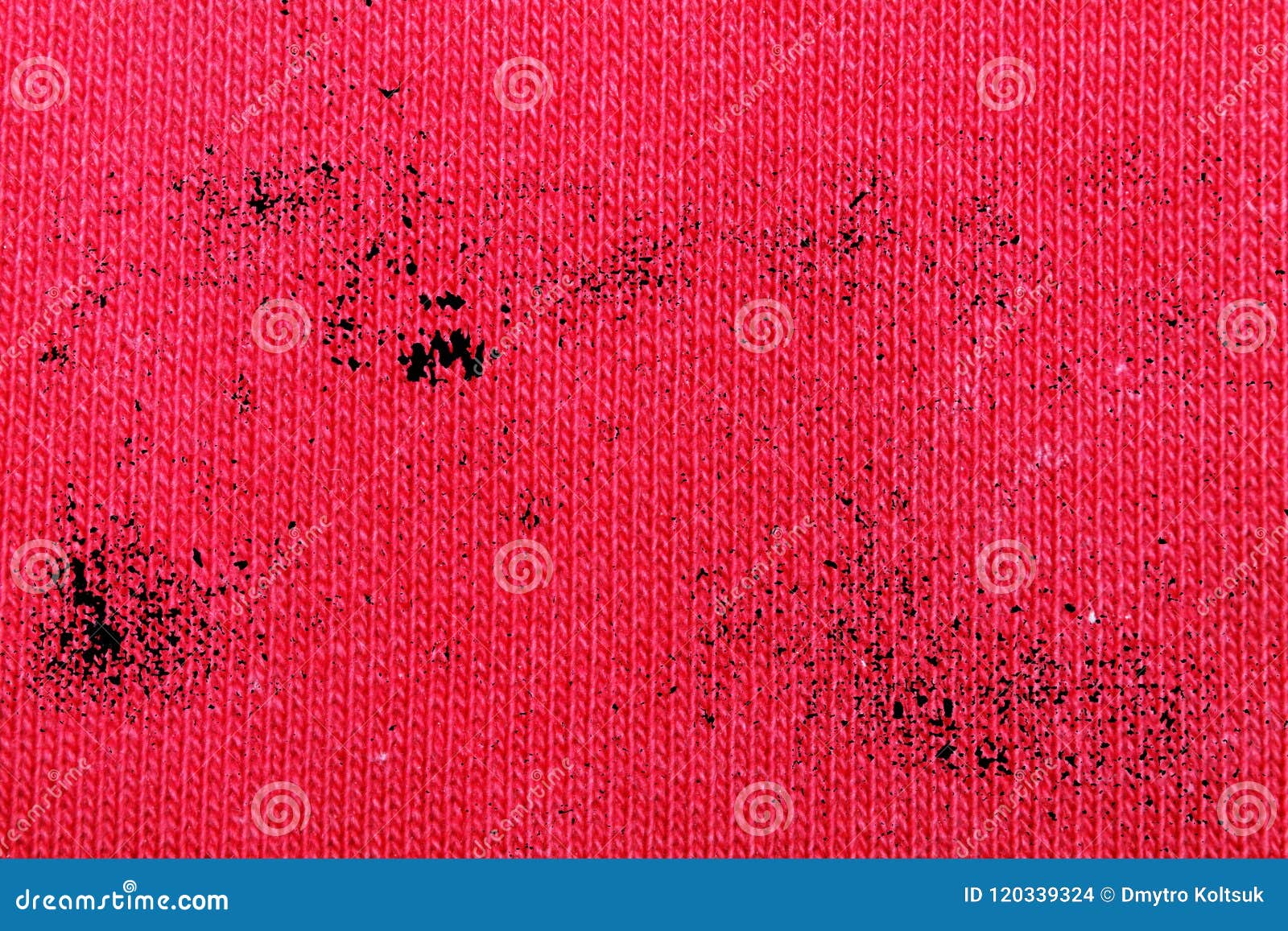 Grunge Fabric Red Colored Texture or Background. Stock Photo - Image of ...