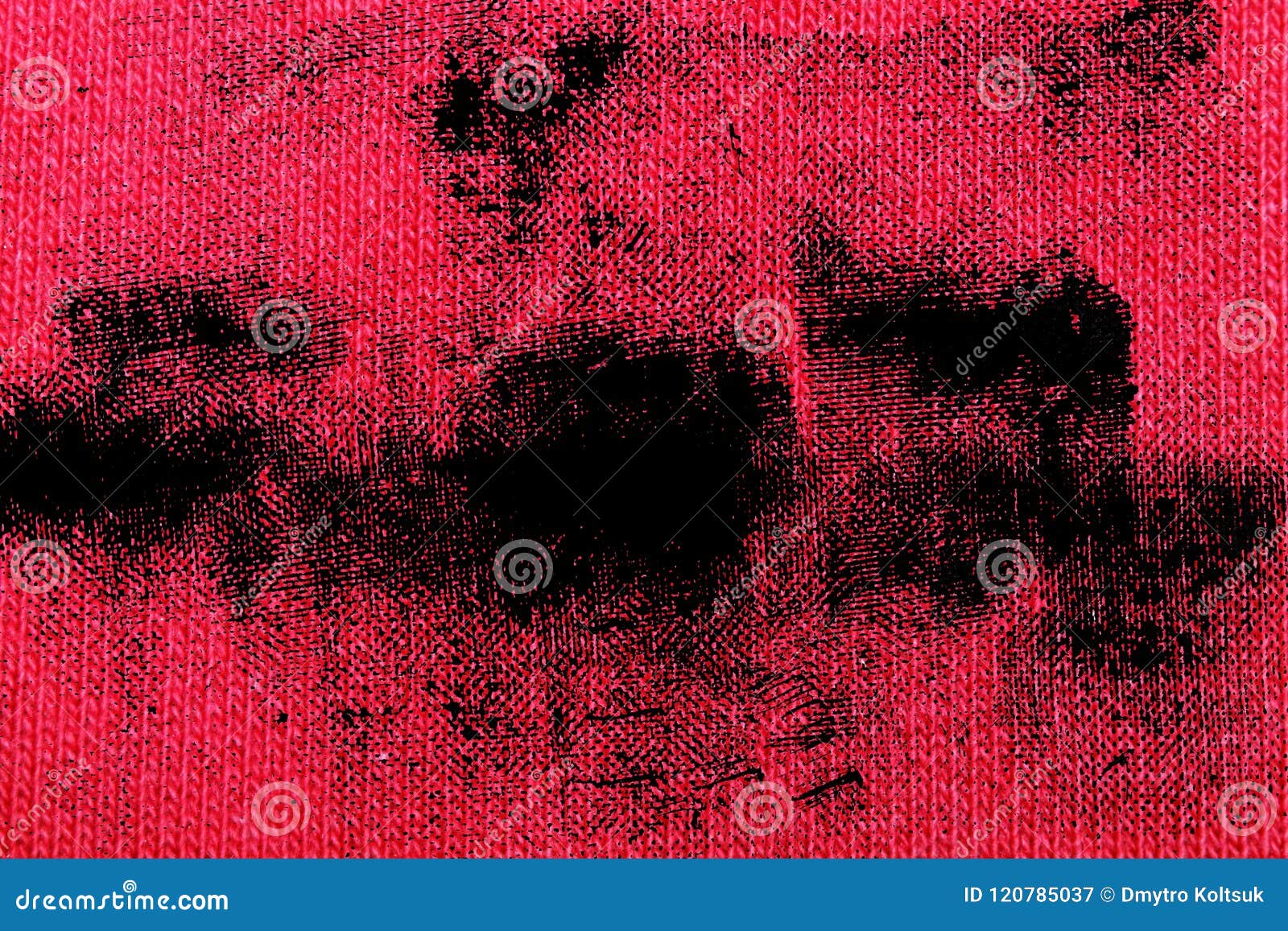 Grunge Fabric Red Colored Texture or Background. Stock Image - Image of ...