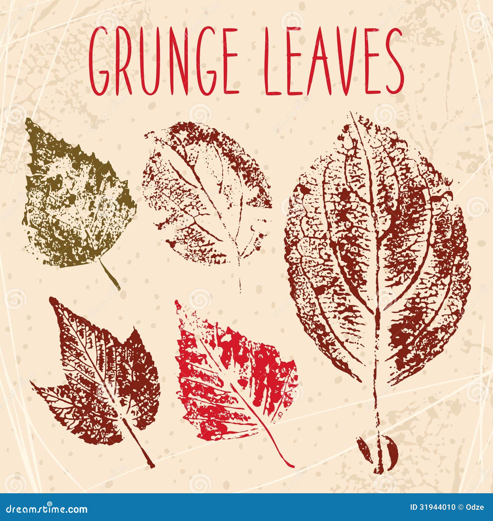 Oak Leaves Texture Cartoon Vector | CartoonDealer.com #16489395