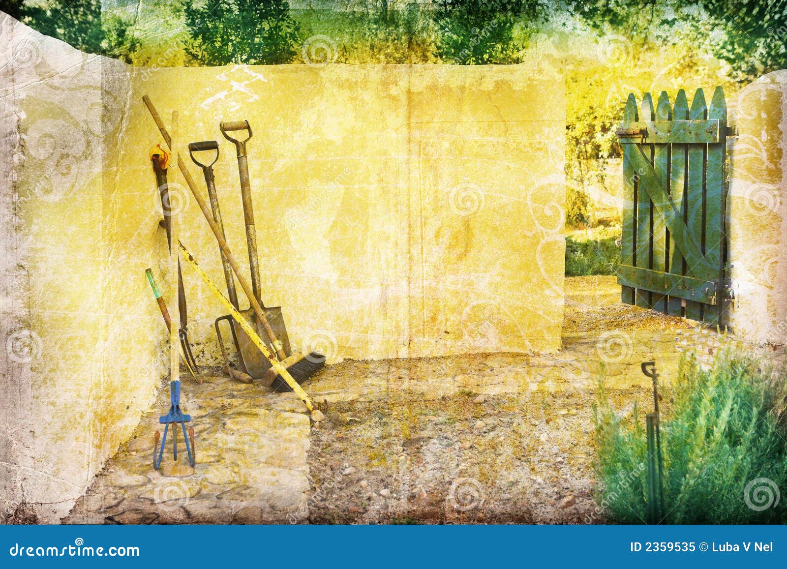 Garden Tools Border Paper Stock Photos - Free & Royalty-Free Stock ...