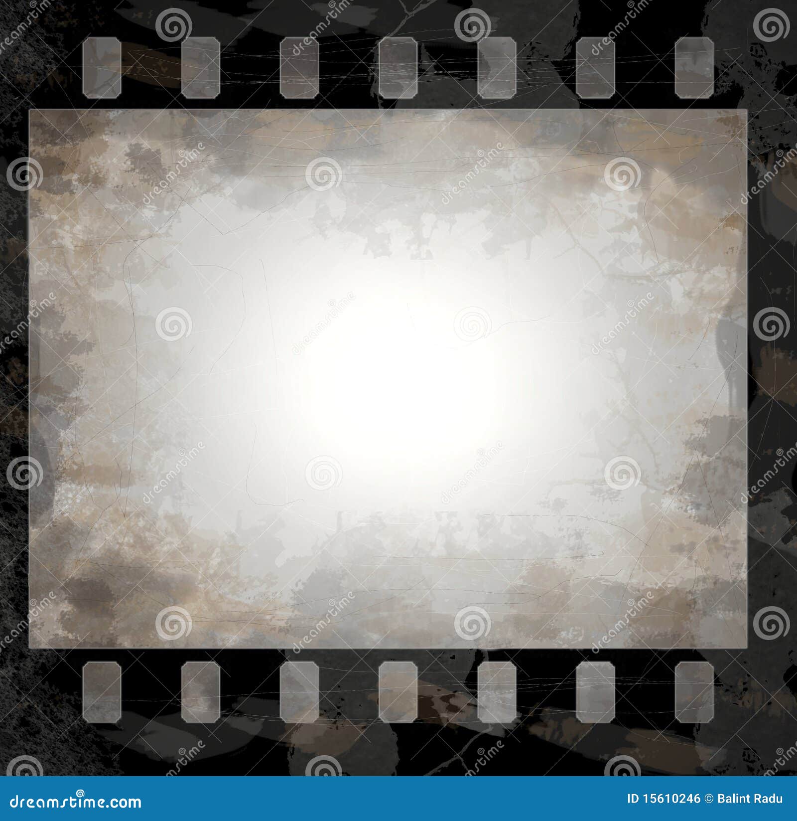 Grunge film frame stock illustration. Illustration of backdrop - 15610246