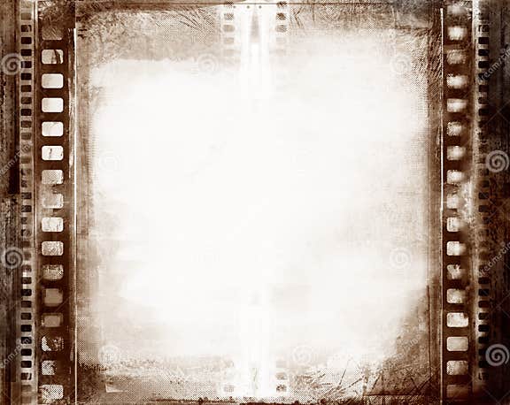 Grunge film frame stock illustration. Illustration of graphic - 2054232
